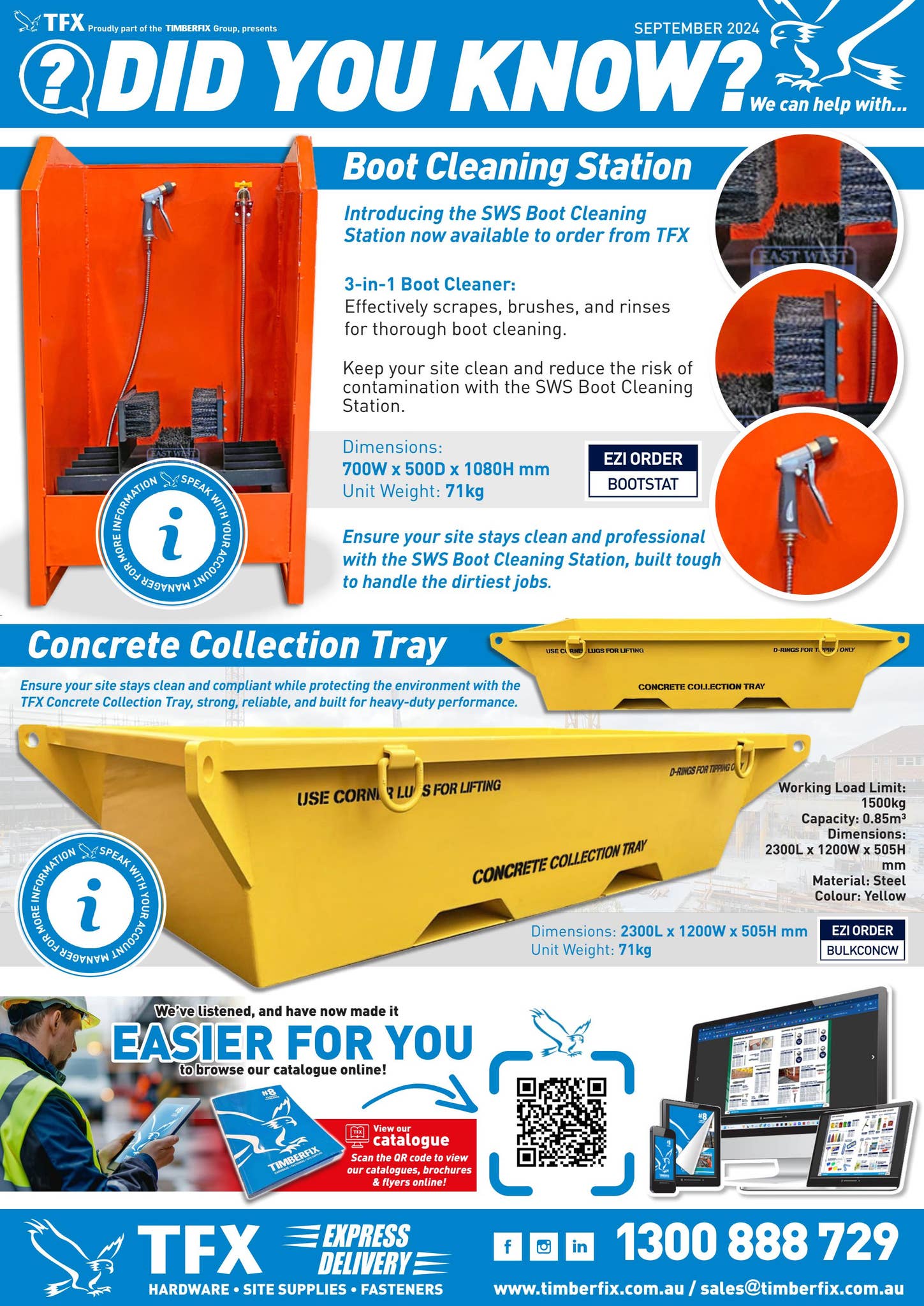 Boot Cleaning Station from TFX Flyer Sept 2024 by TFX (Timberfix) - Issuu