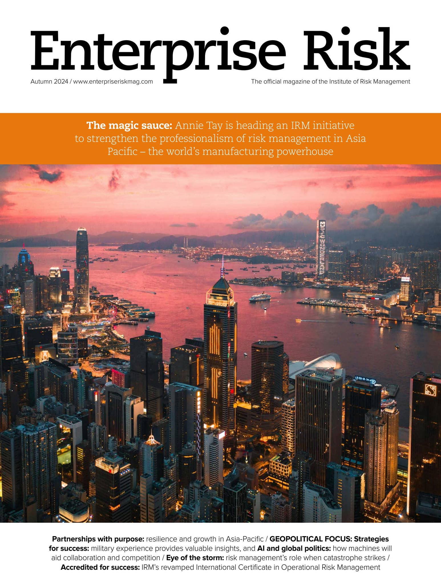 Enterprise Risk Magazine - Autumn 2024 by Institute of Risk Management ...