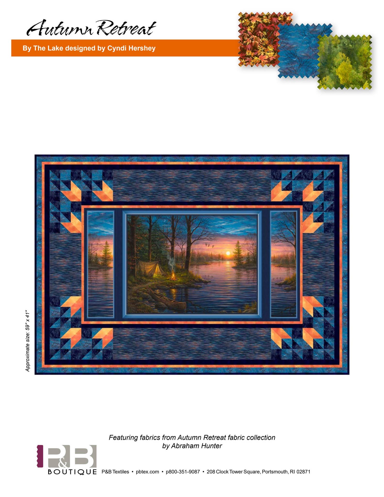P&B Textiles Free Pattern - By the Lake by EE Schenck Company - Issuu