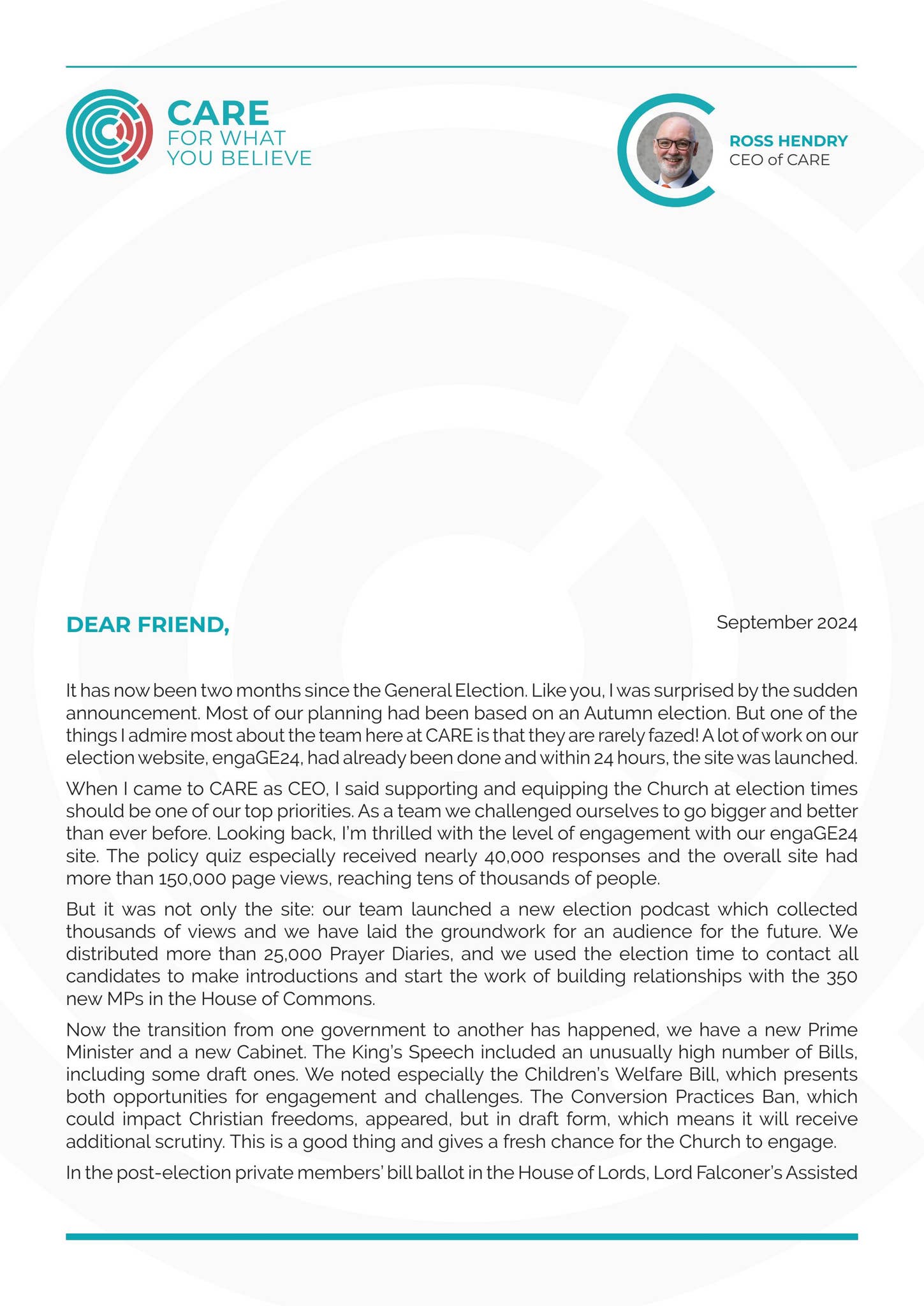 Ross Letter, September 2024 by CARE User - Issuu