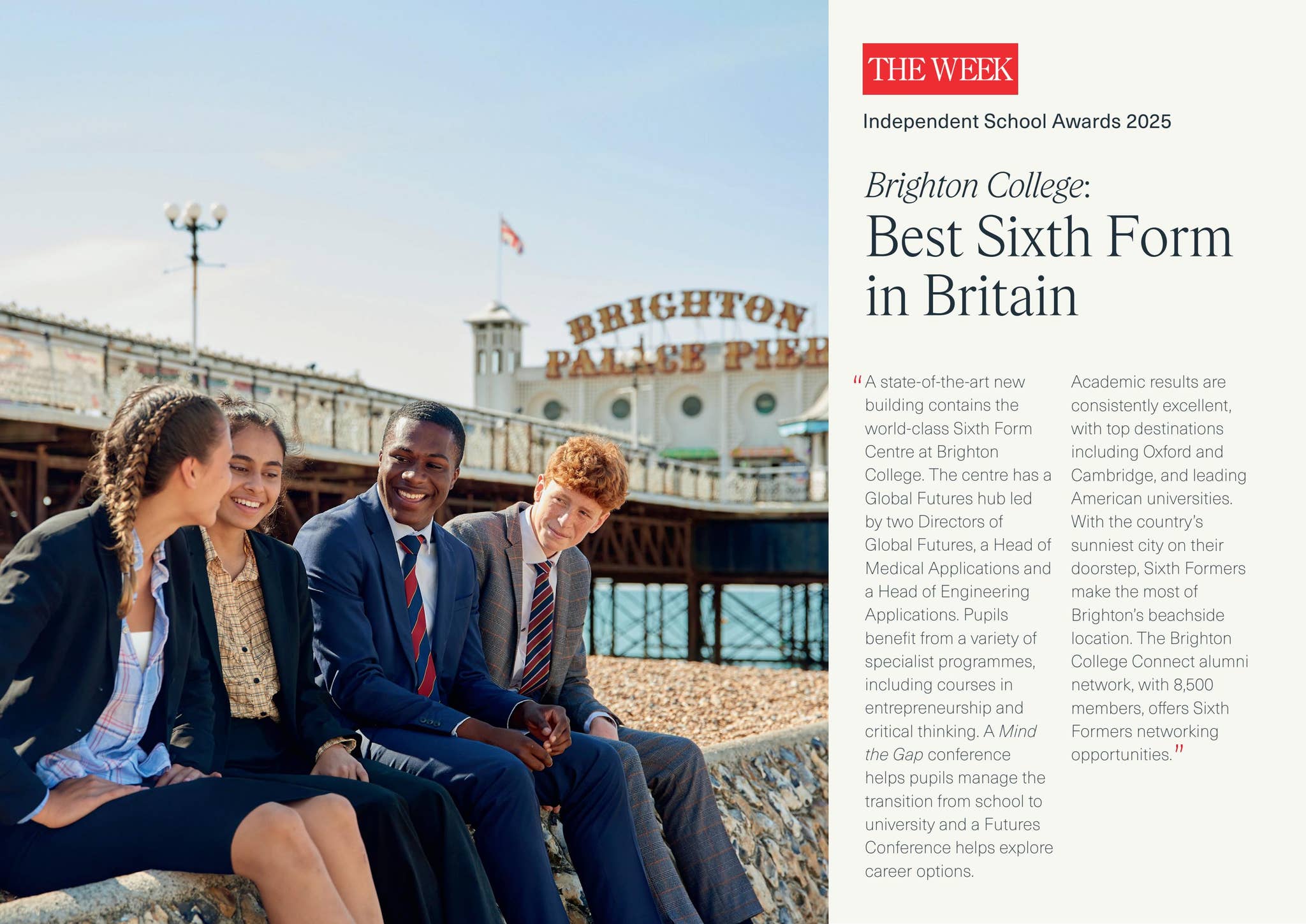 Brighton College: Best Sixth Form in Britain by Brighton College - Issuu