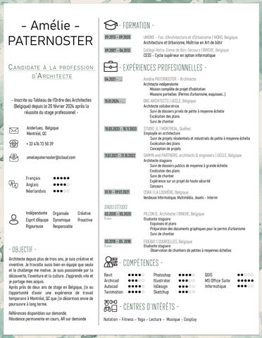 CV_Amélie Paternoster by ameliepaternosterAR - Issuu