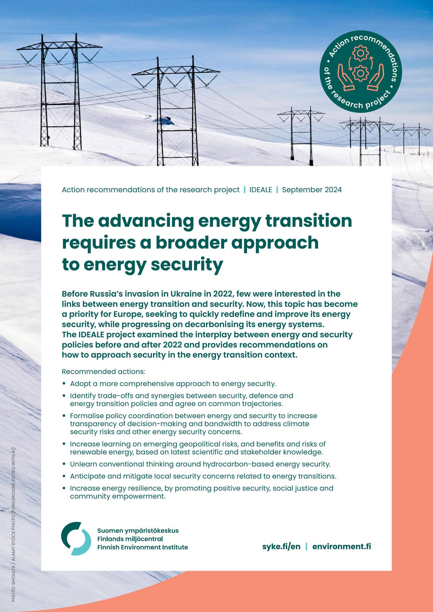 The advancing energy transition requires a broader approach to energy ...