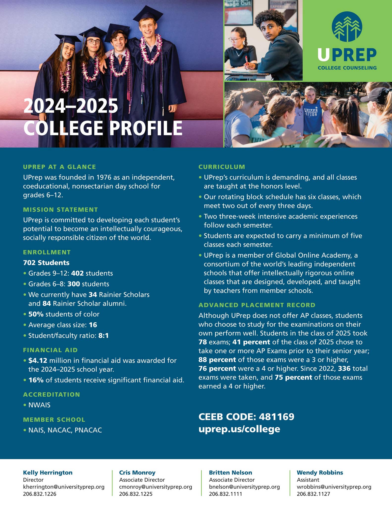 UPrep College Profile 2024 by UPrep - Issuu