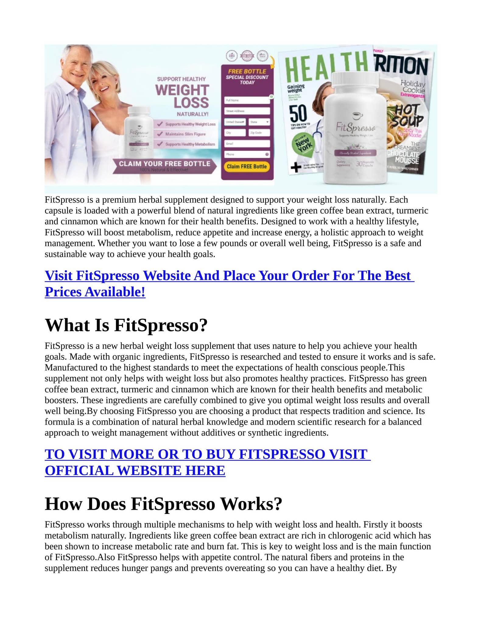 FitSpresso (DO NOT BUY YET) Any Side Effects or Customer Complaints in ...