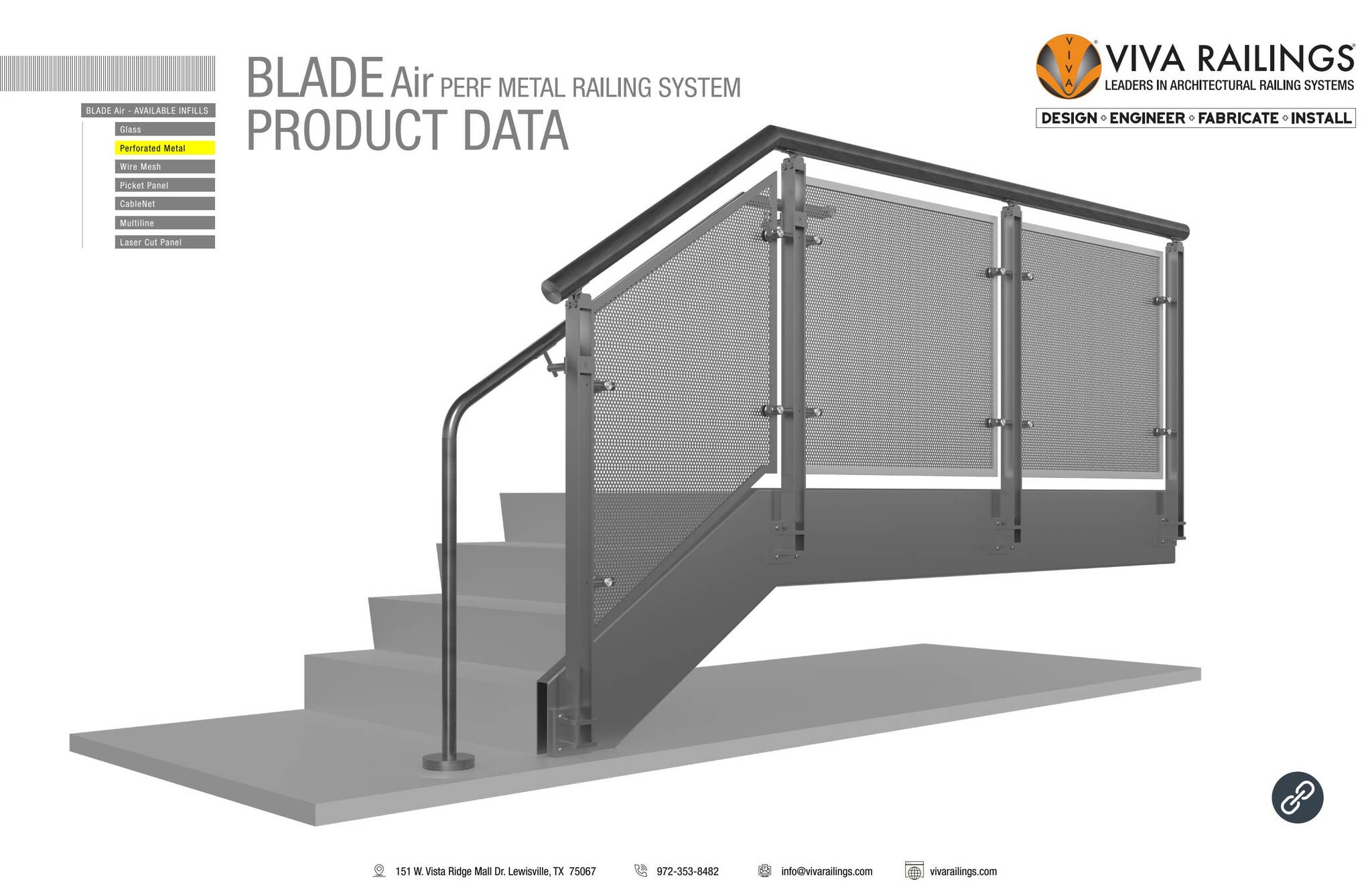 BLADE Air Perf Metal Railing System by viva.railings - Issuu