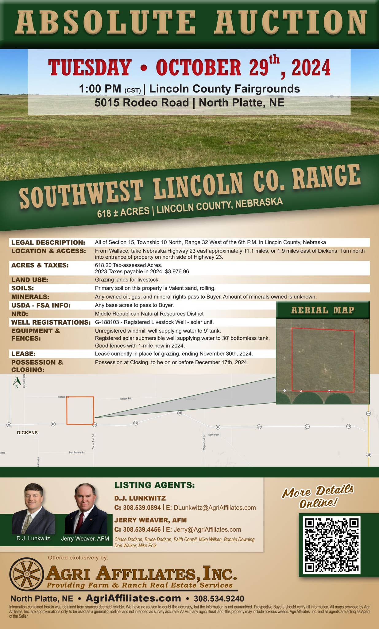 ABSOLUTE AUCTION | Southwest Lincoln County Range by Agri Affiliates ...