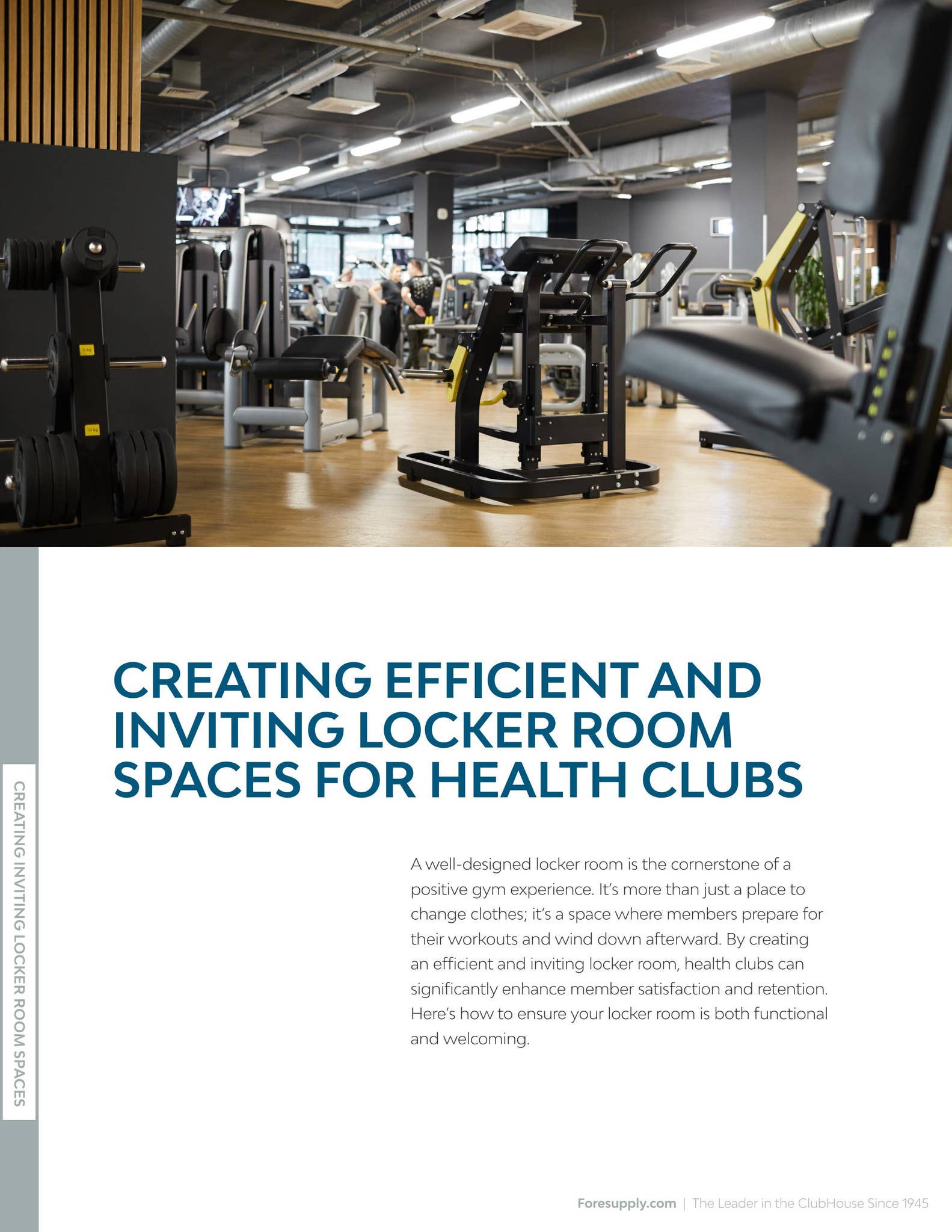 Creating Inviting Locker Room Spaces by foresupply - Issuu