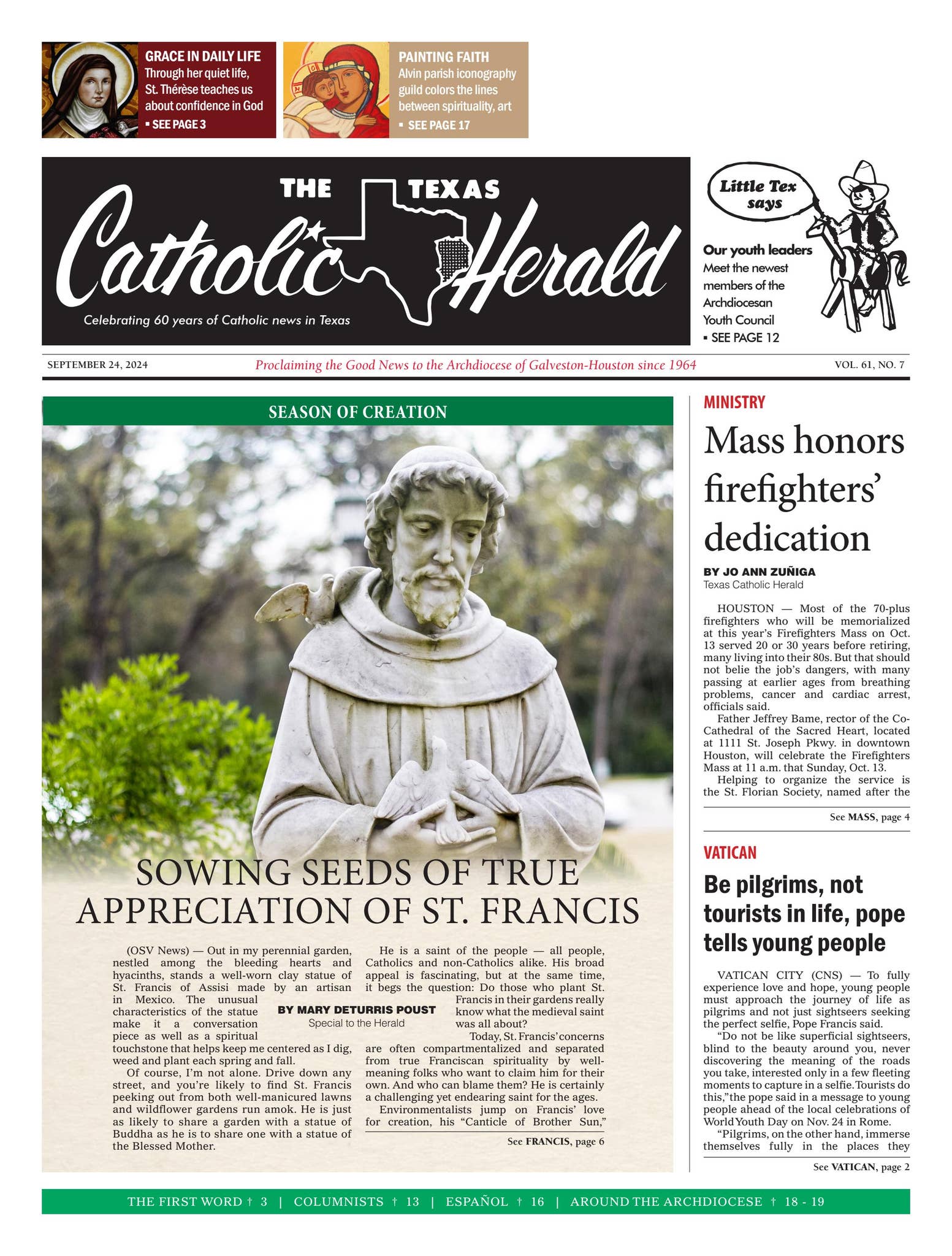Texas Catholic Herald - Sept. 24, 2024 by Texas Catholic Herald - Issuu