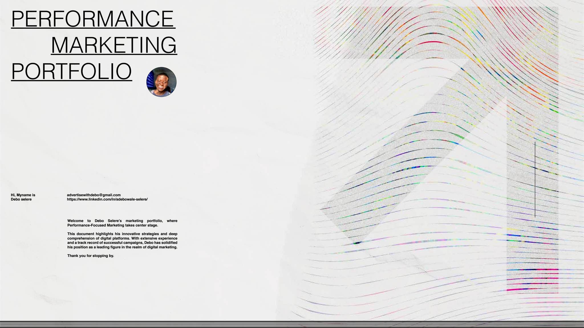 Digital Marketing Portfolio - Dselere by Adebowale Selere - Issuu