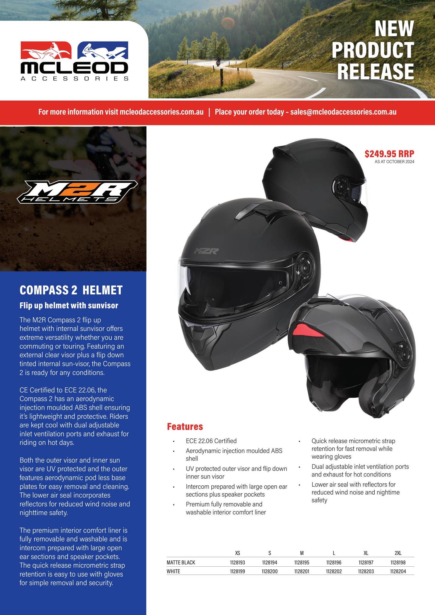NPR - M2R - Compass 2 Helmet by McLeod Accessories - Issuu