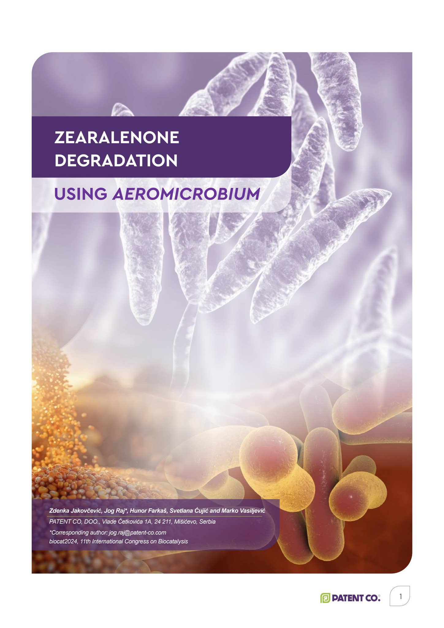 Zearalenone degradation using Aeromicrobium by agriNews - Issuu