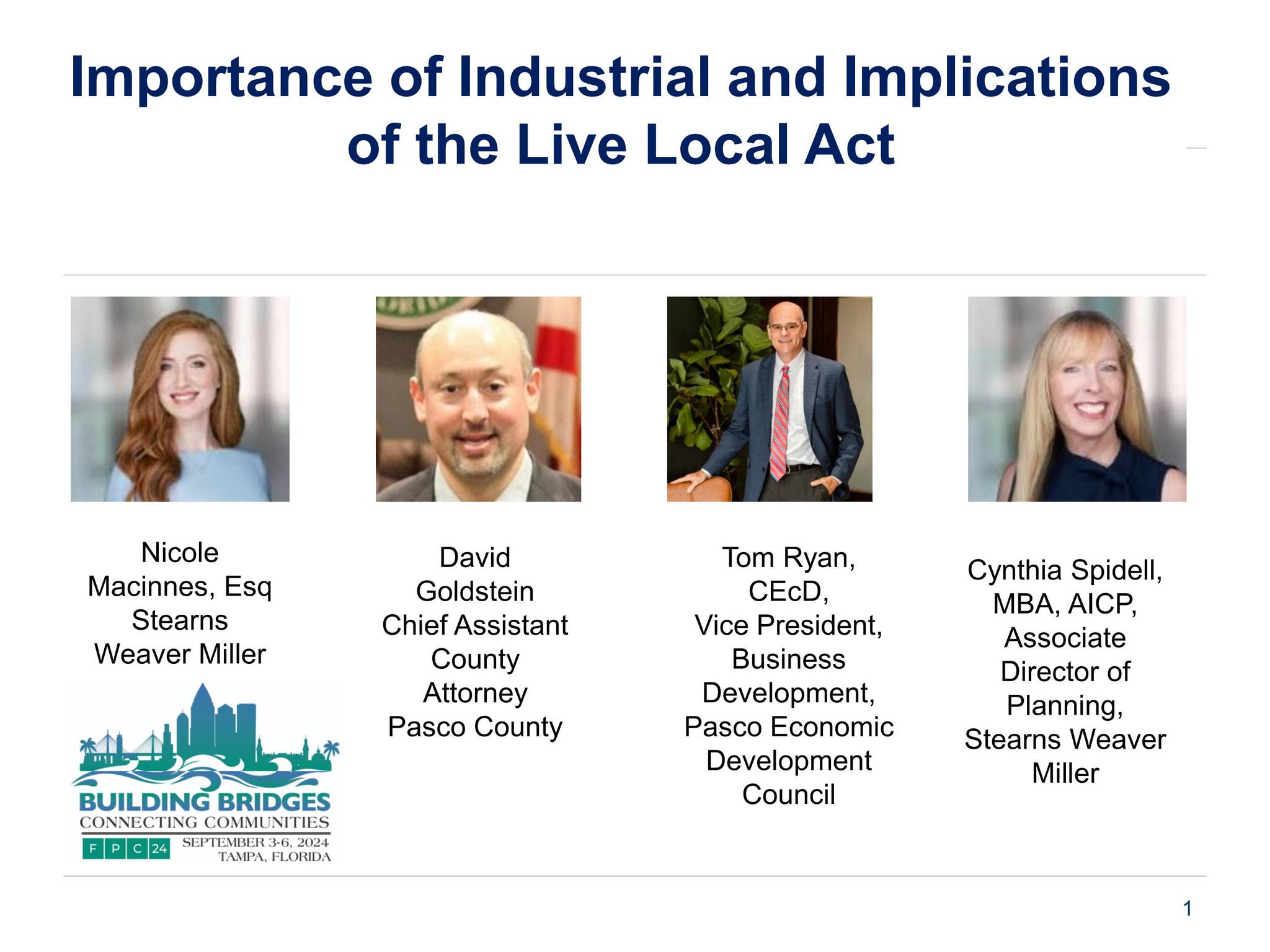 Importance of Industrial and Implications of the Live Local Act | FPC ...