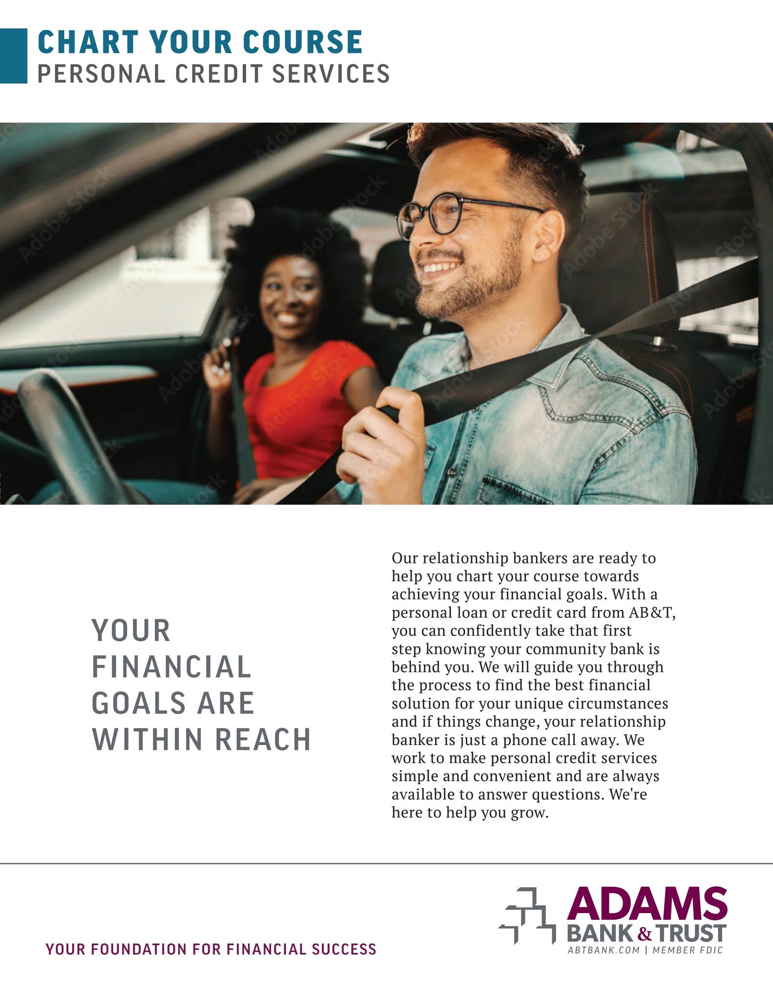 Personal Credit Services | Adams Bank & Trust by Adams Bank & Trust - Issuu