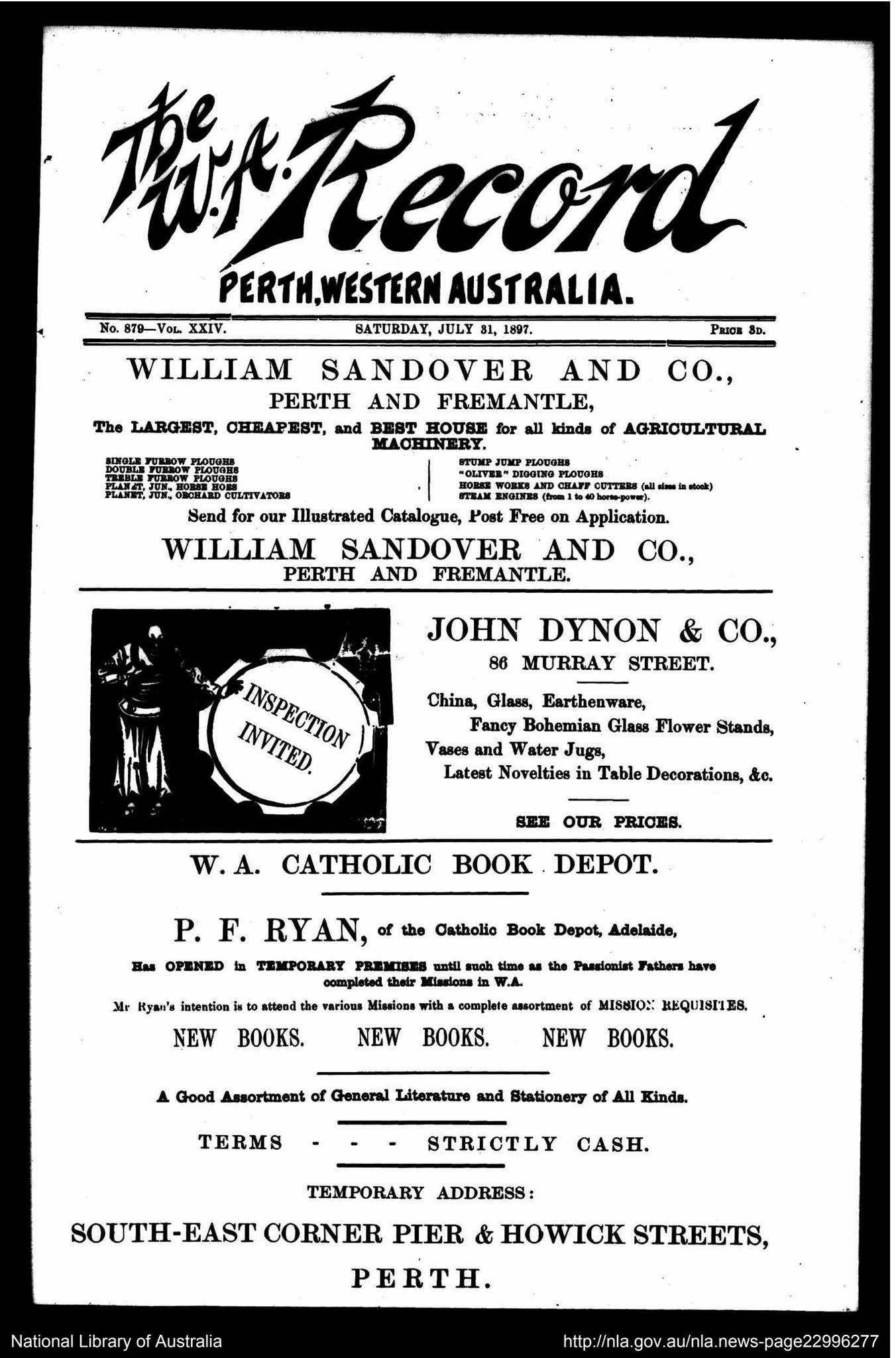 The Record Newspaper 31 July 1897 by The Record - Issuu
