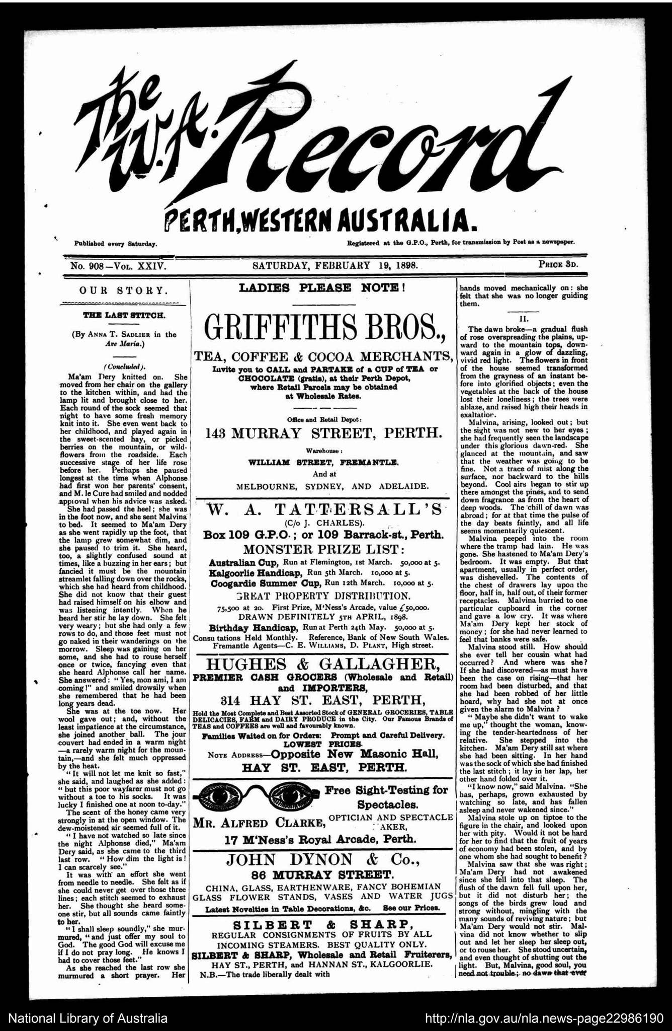 The Record Newspaper 19 February 1898 by The Record - Issuu