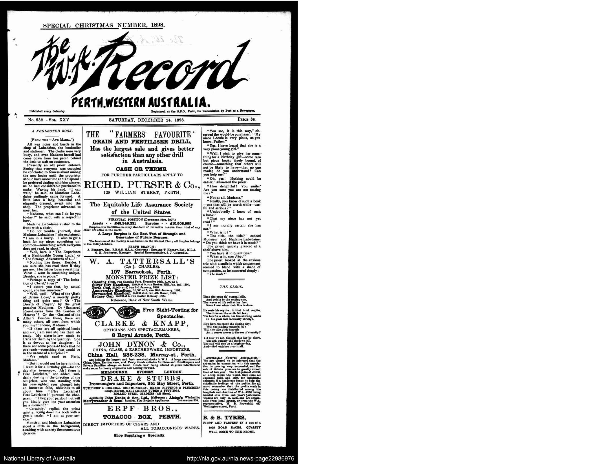 The Record Newspaper 24 December 1898 by The Record - Issuu