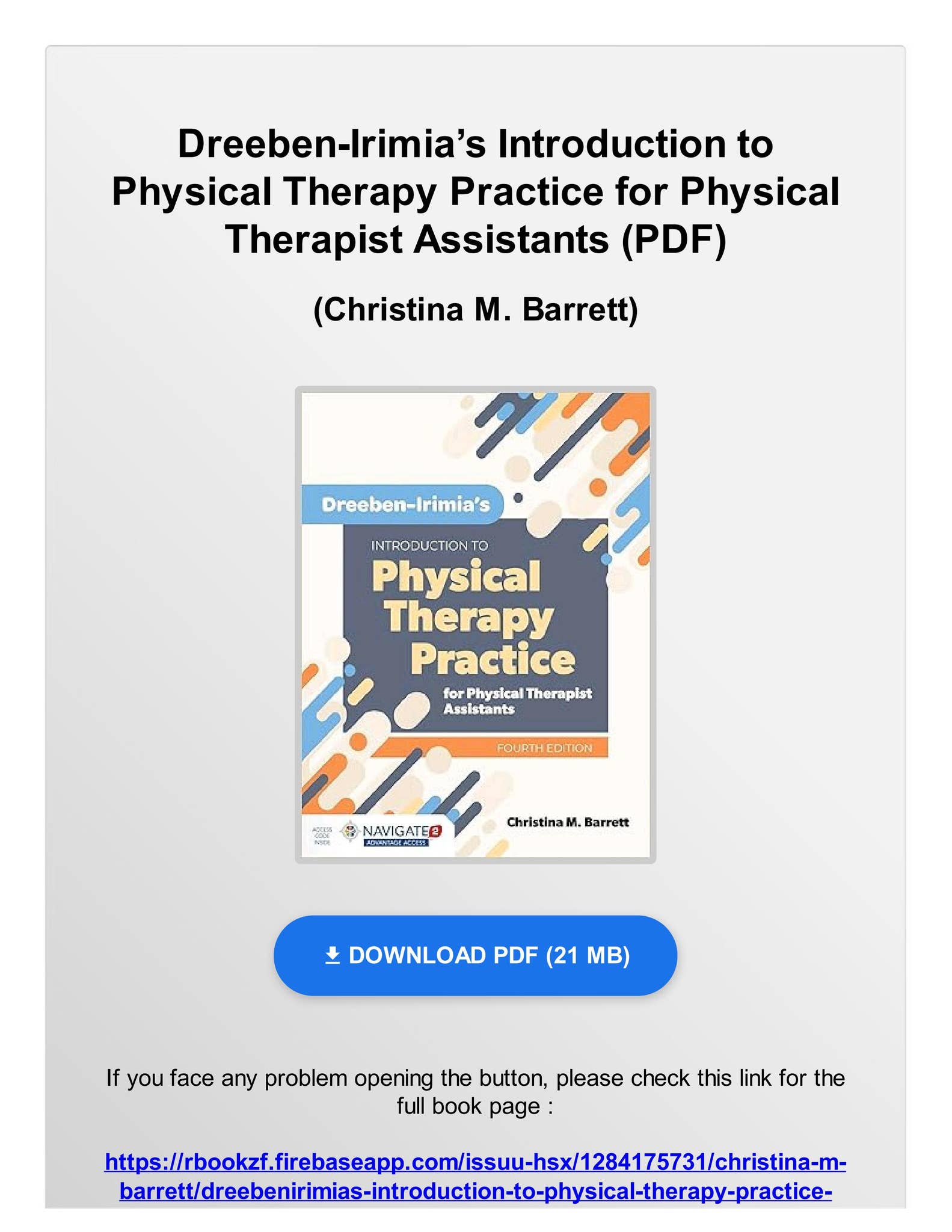 (PDF) Dreeben-Irimia’s Introduction to Physical Therapy Practice for Physical Therapist ...
