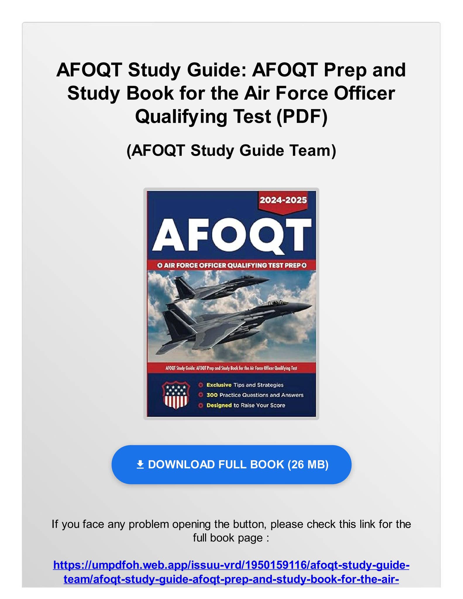 Best Afoqt Study Guide 1
