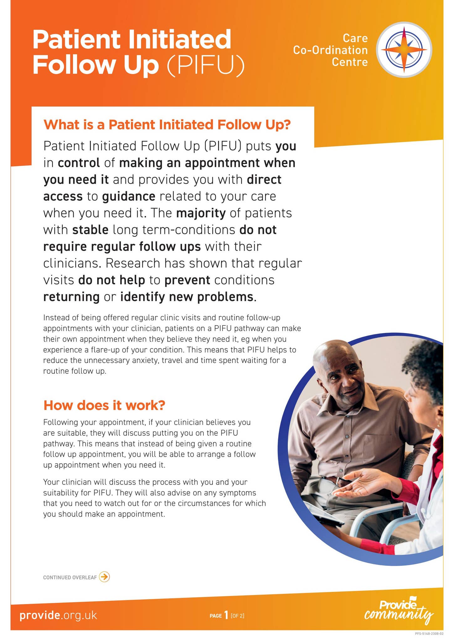 Patient Initiated Follow Up - Patient Information Leaflet by Provide ...