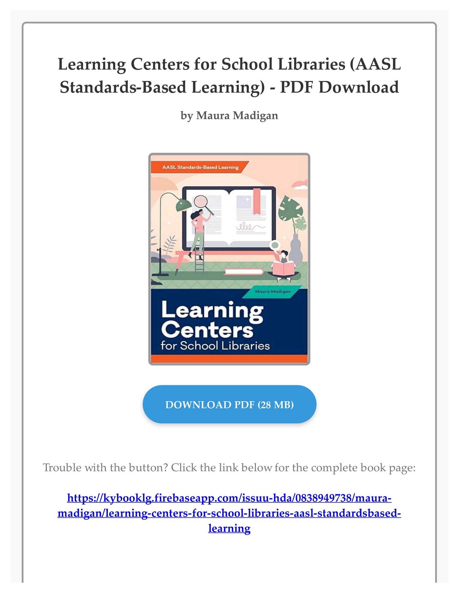 Pdf Free Learning Centers for School Libraries (AASL Standards-Based ...