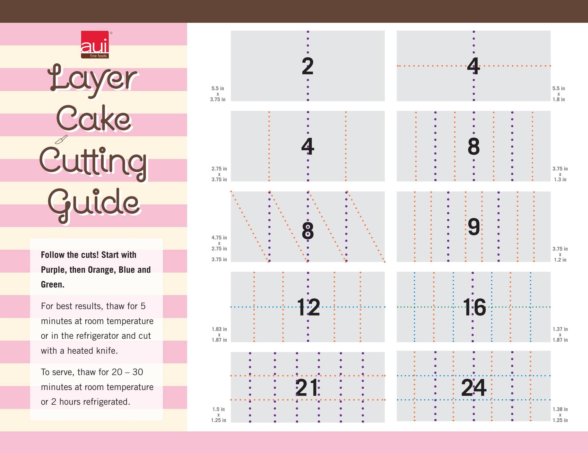 Layer Cake Cutting Guide by aui_finefoods - Issuu