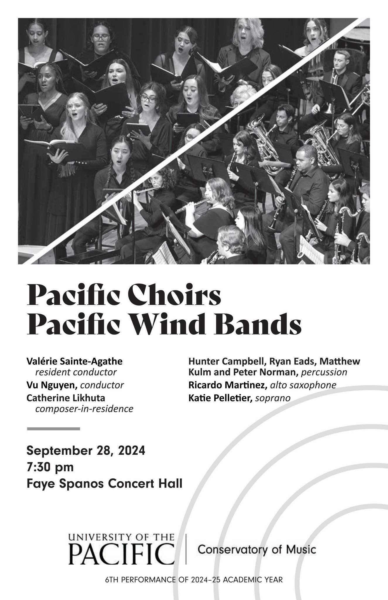 Pacific Choirs, Pacific Wind Bands by University of the Pacific ...