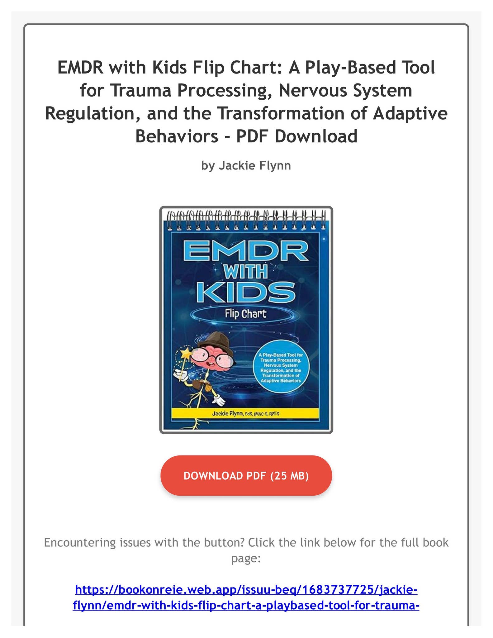 PDF Free EMDR with Kids Flip Chart: A Play-Based Tool for Trauma ...