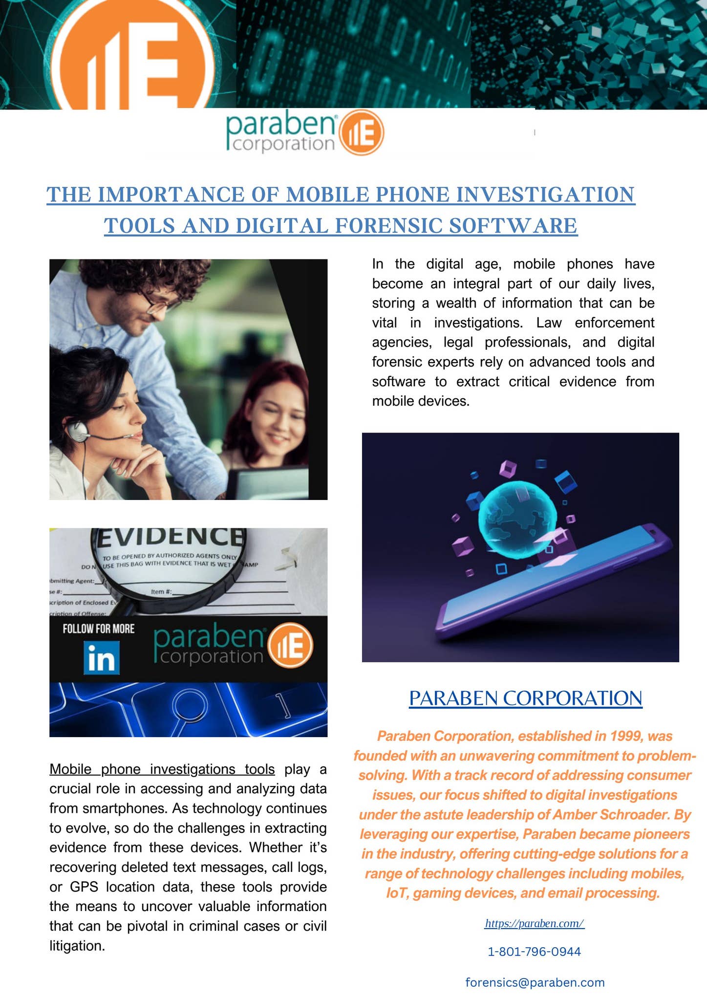 The Importance of Mobile Phone Investigation Tools and Digital Forensic ...