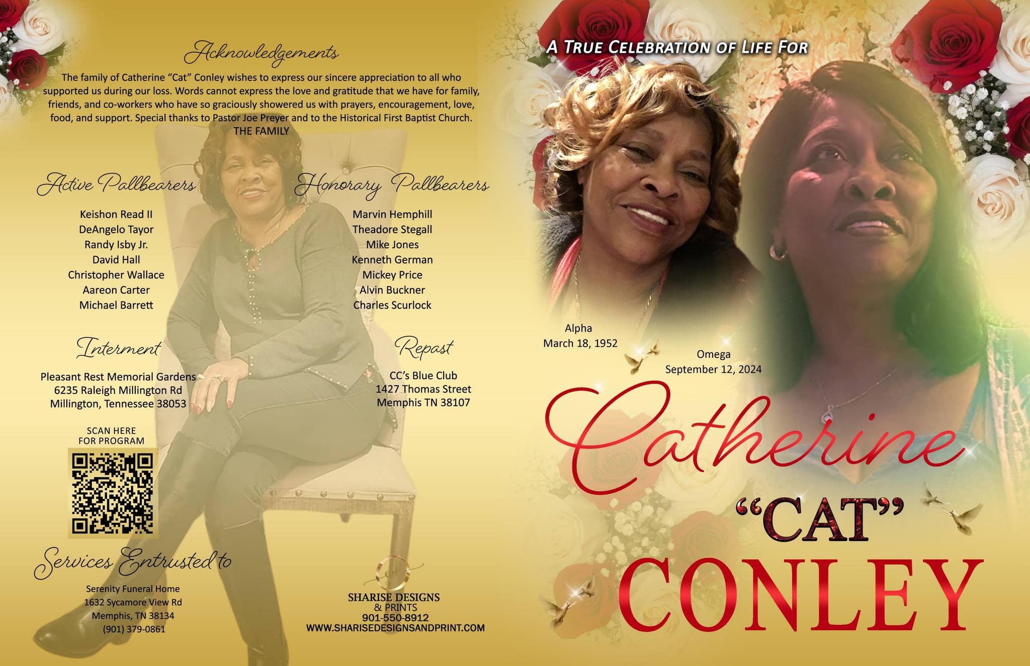 CATHERINE "CAT" CONLEY by Sharise Designs - Issuu