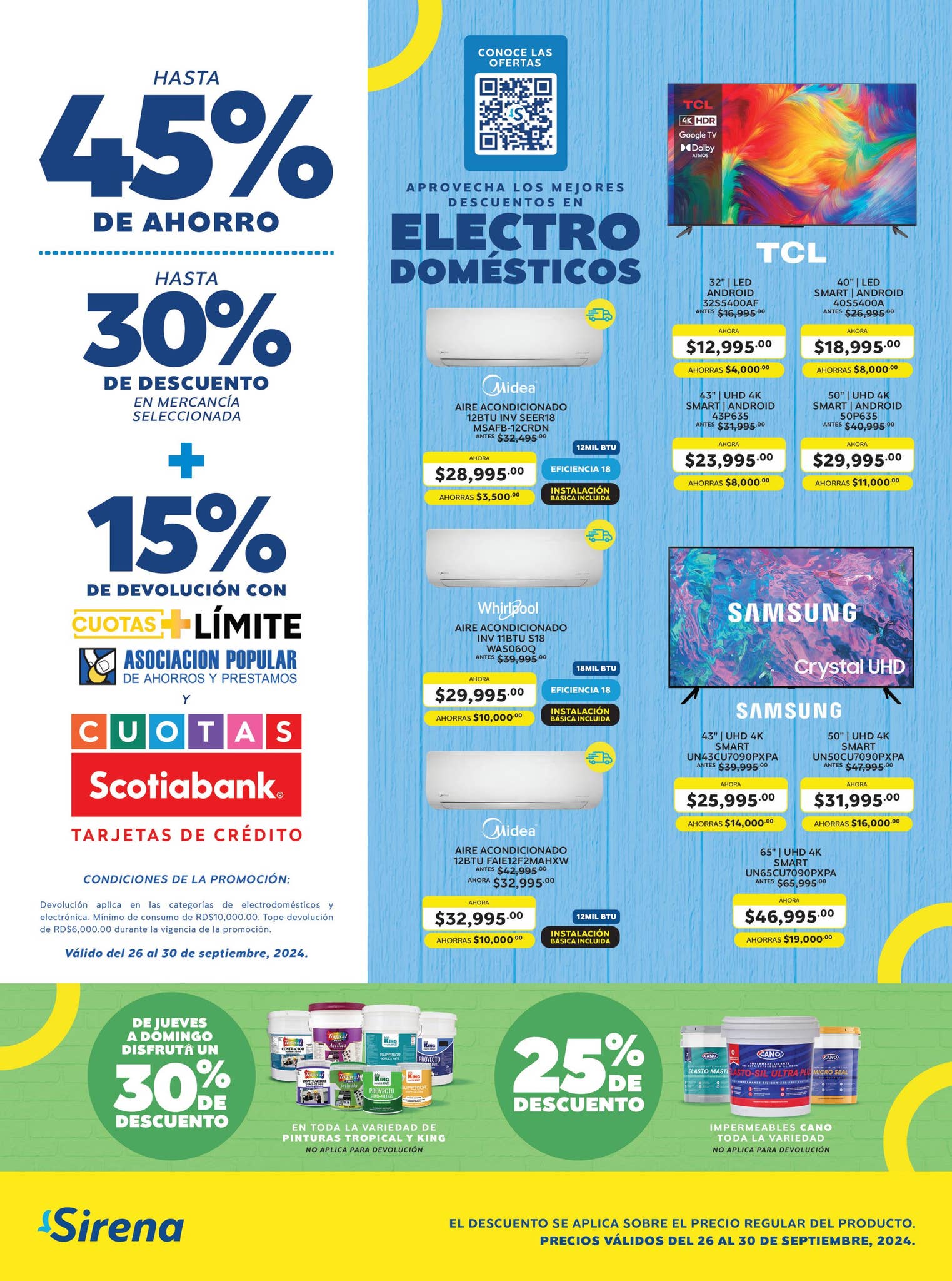 Sirena | Sirena Ofertas Scotiabank + APAP - Diario Libre | Doble Página ...