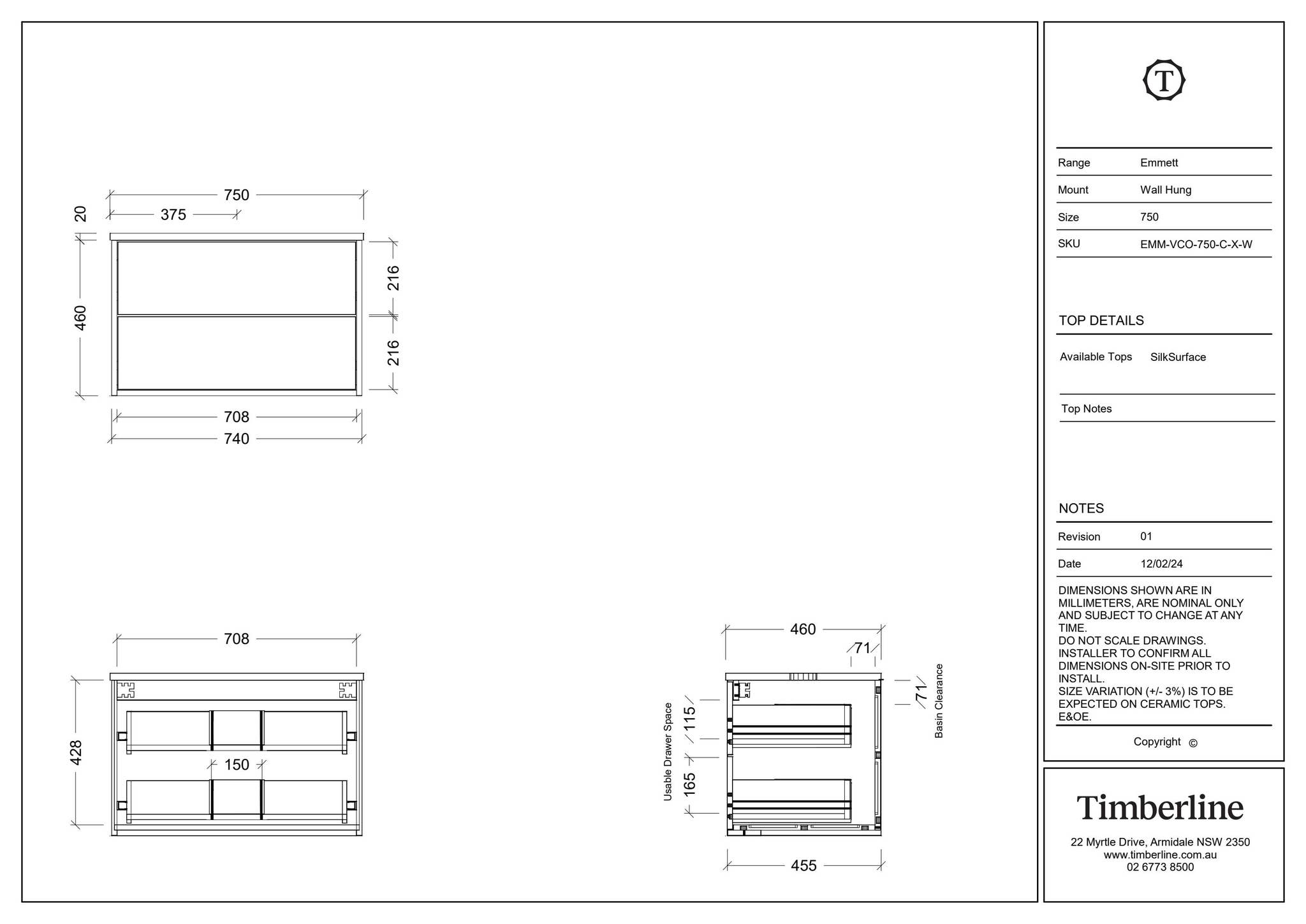 Emmett Wall Hung Spec Drawing - Combined by Tilemall - Issuu