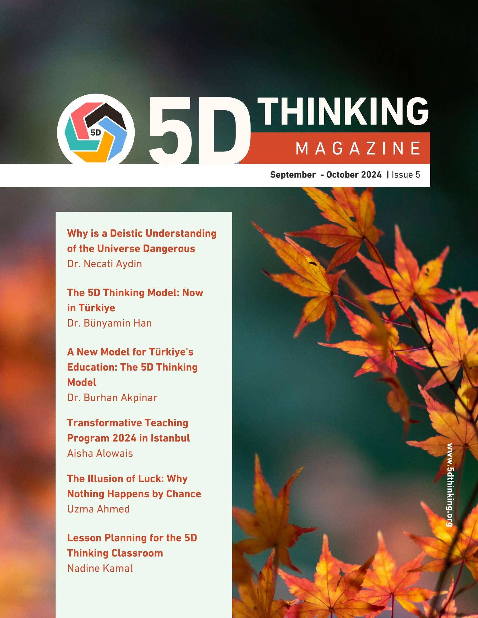 5D Thinking Magazine - Issue 5 by 5D Thinking - Issuu