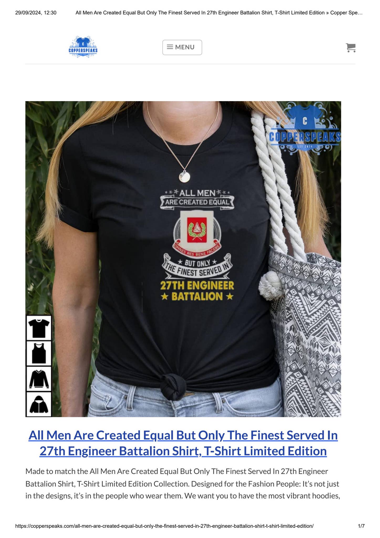 All Men Are Created Equal But Only The Finest Served In 27th Engineer ...