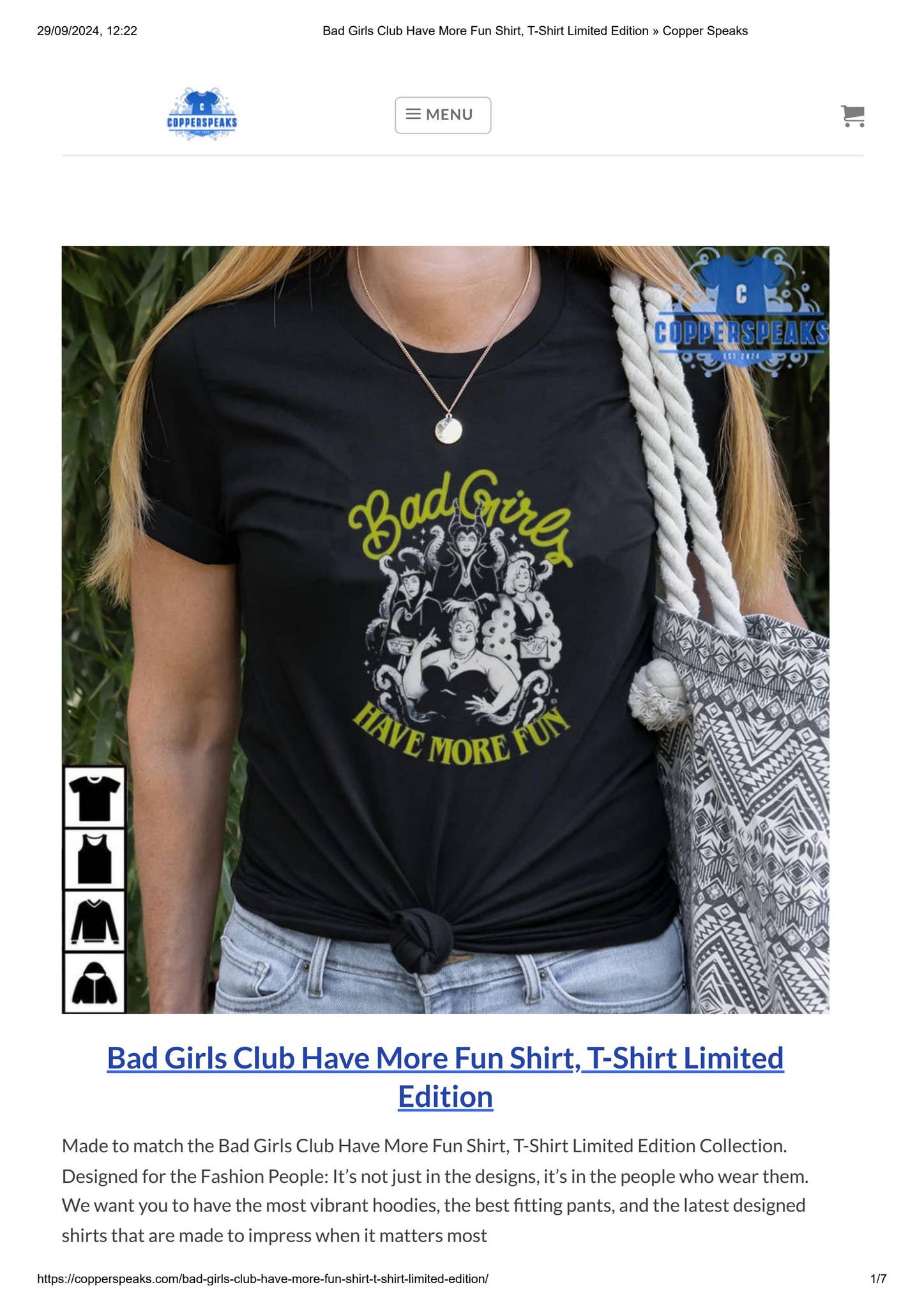 Bad Girls Club Have More Fun Shirt, T-Shirt Limited Edition » Copper ...