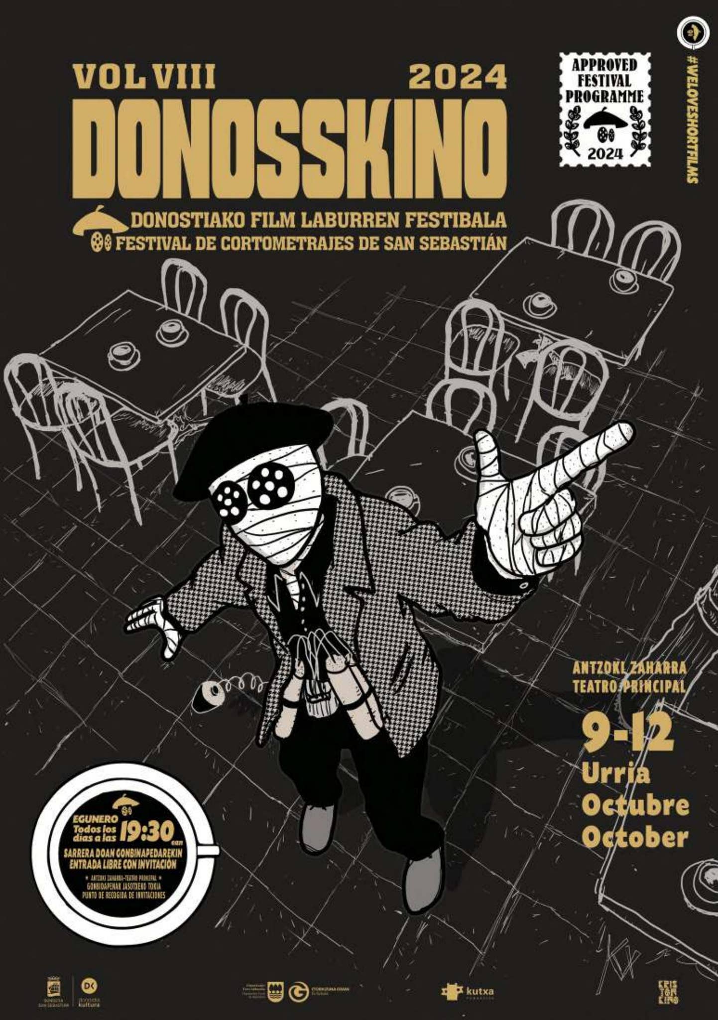 Donosskino 2024 · Esku programa · Programa de mano by Donosskino · Donosia-San Sebastian Short ...