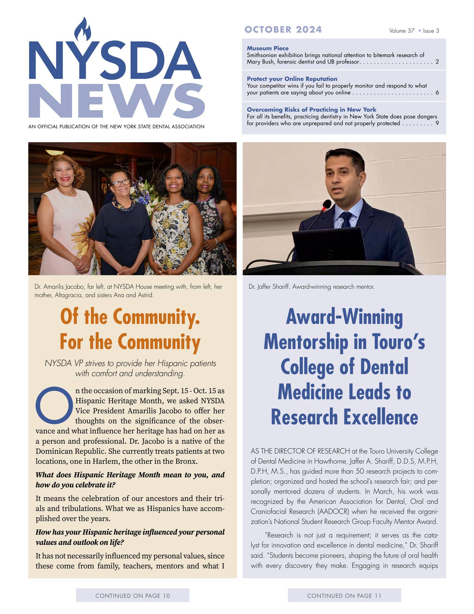 NYSDA News October 2024 by New York State Dental Association - Issuu