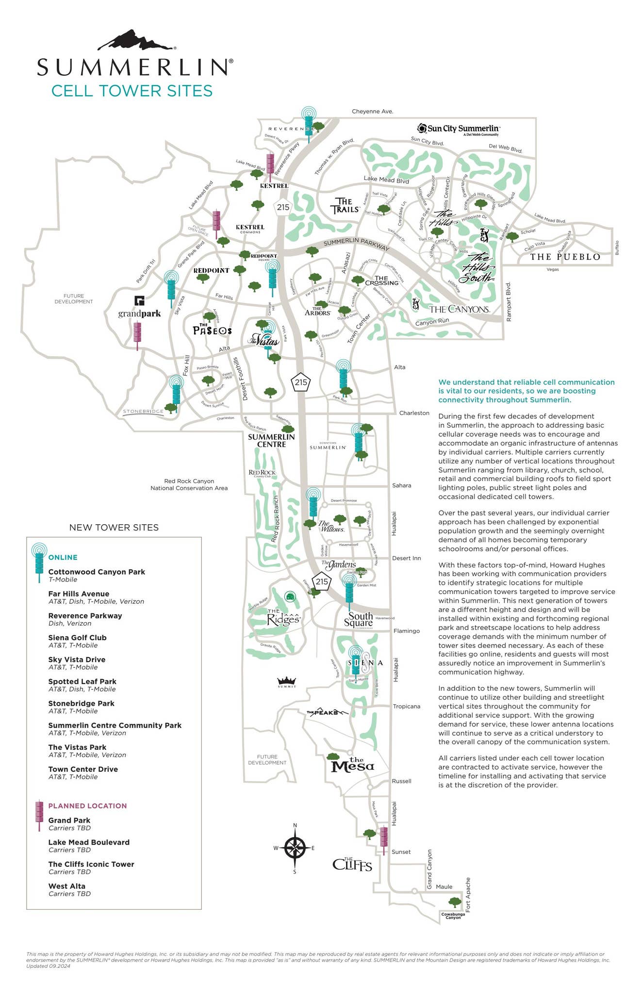 Cell Tower Map by Summerlin - Issuu