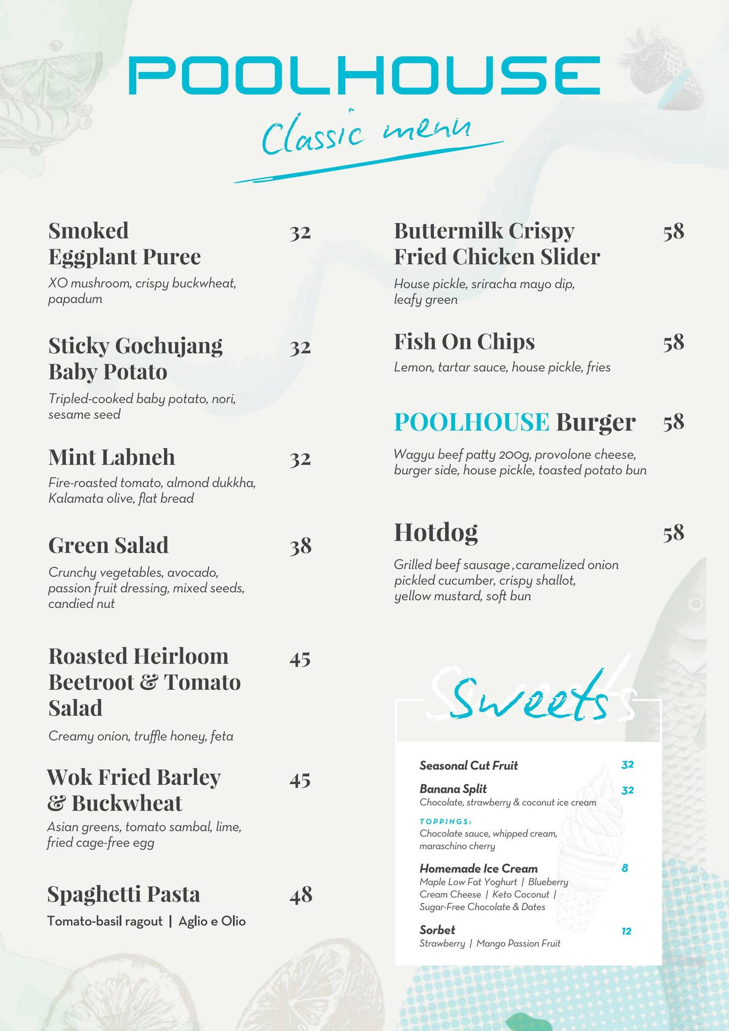 Menu: POOLHOUSE A La carte by Grand Hyatt Kuala Lumpur - Issuu
