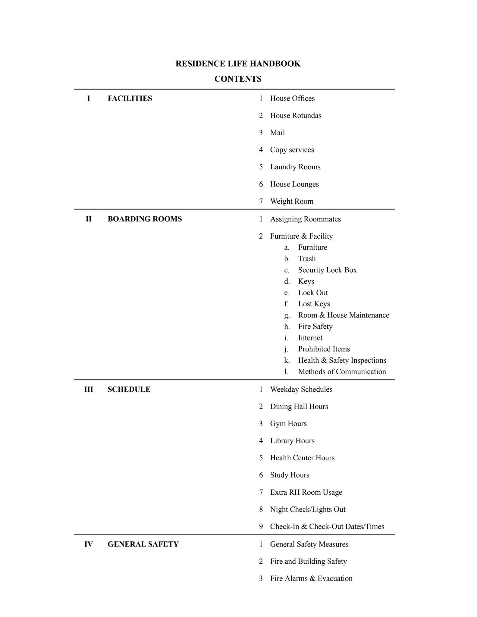 Residence Life / Student Parent Handbook 2024-2025 (English Version) by ...