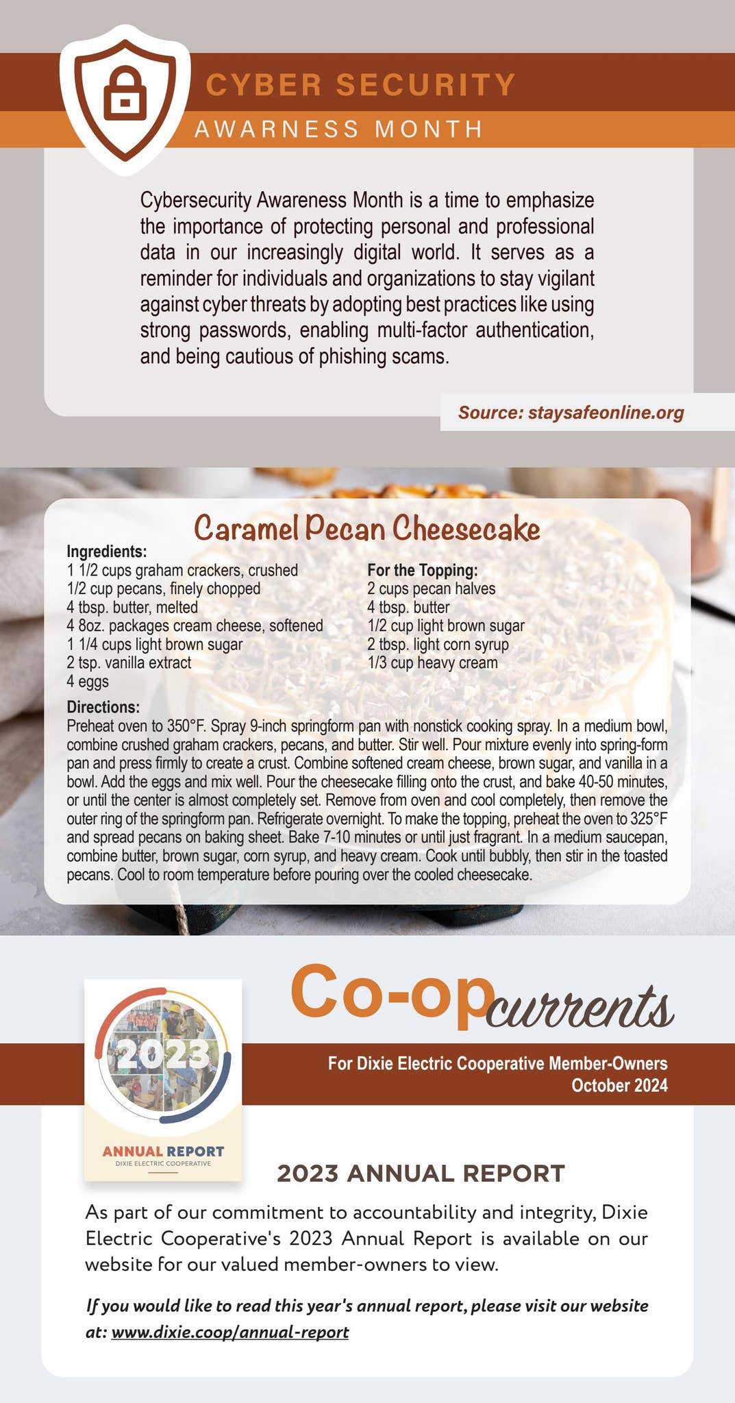 2024 October Dixie Electric Co-op Currents Bill Stuffer by Inside ...