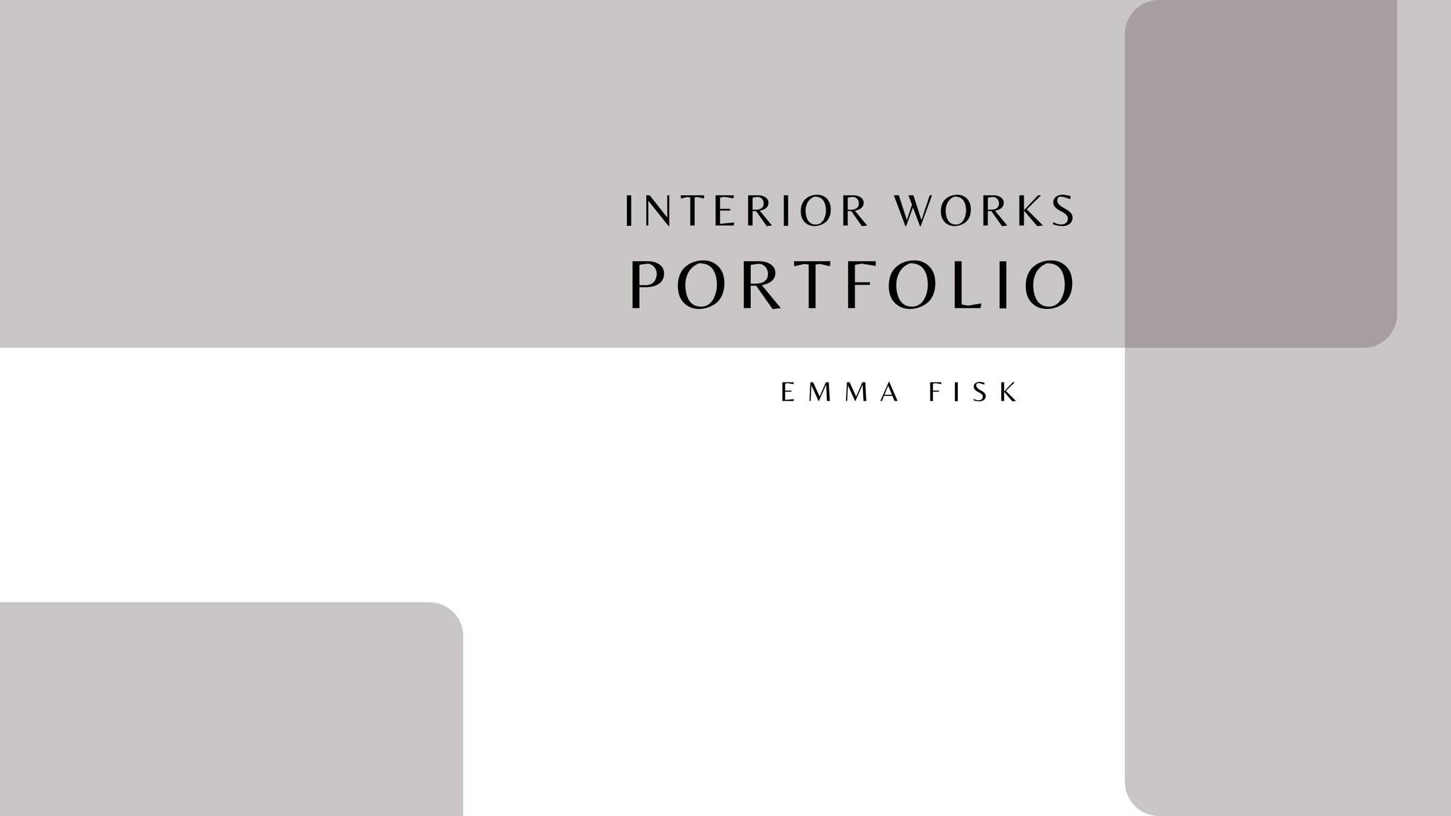 Emma Fisk Interior Design Portfolio 2024 by Emma Fisk - Issuu