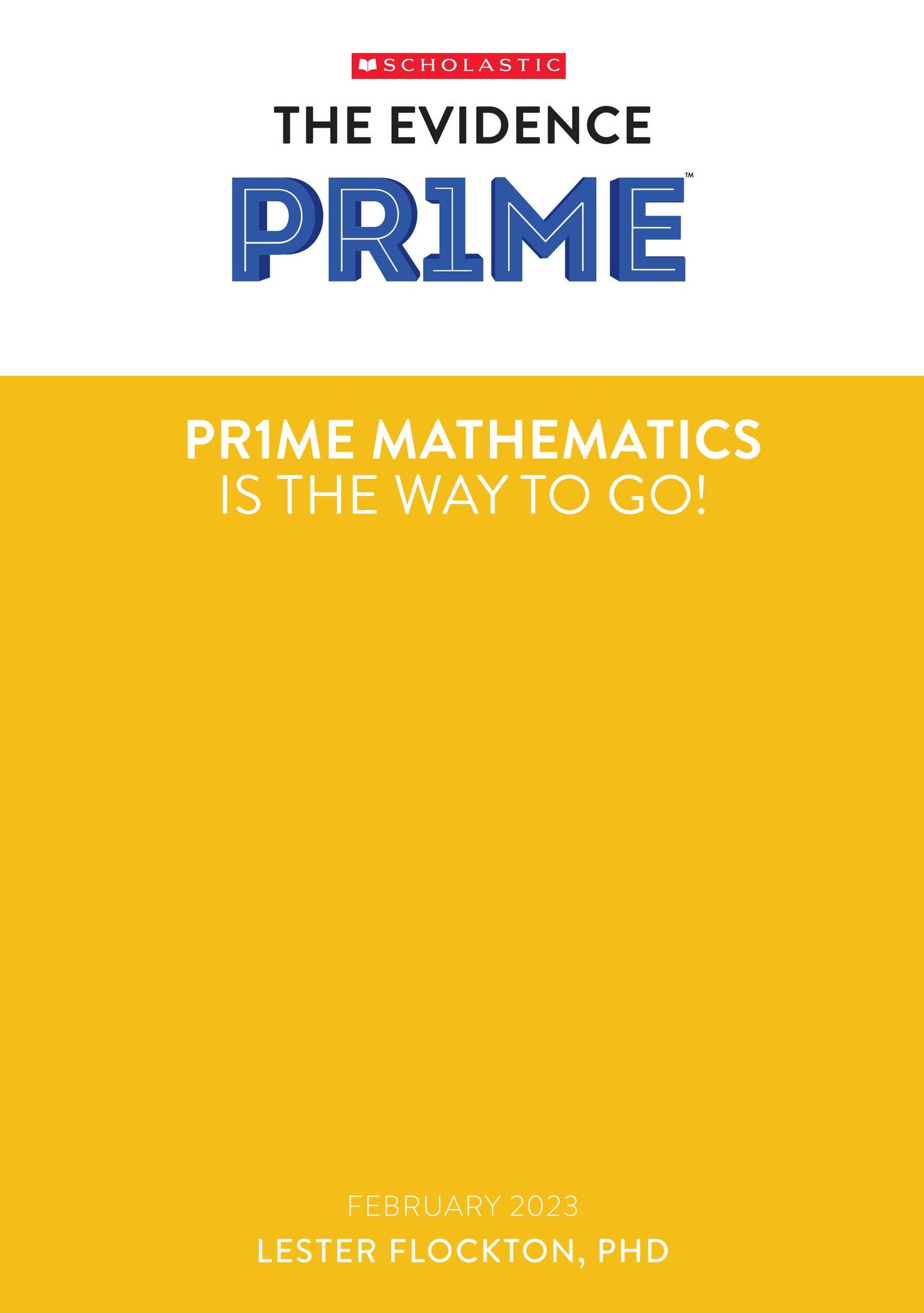 Lester Flockton – PR1ME Mathematics is the way to go! by scholasticnz ...