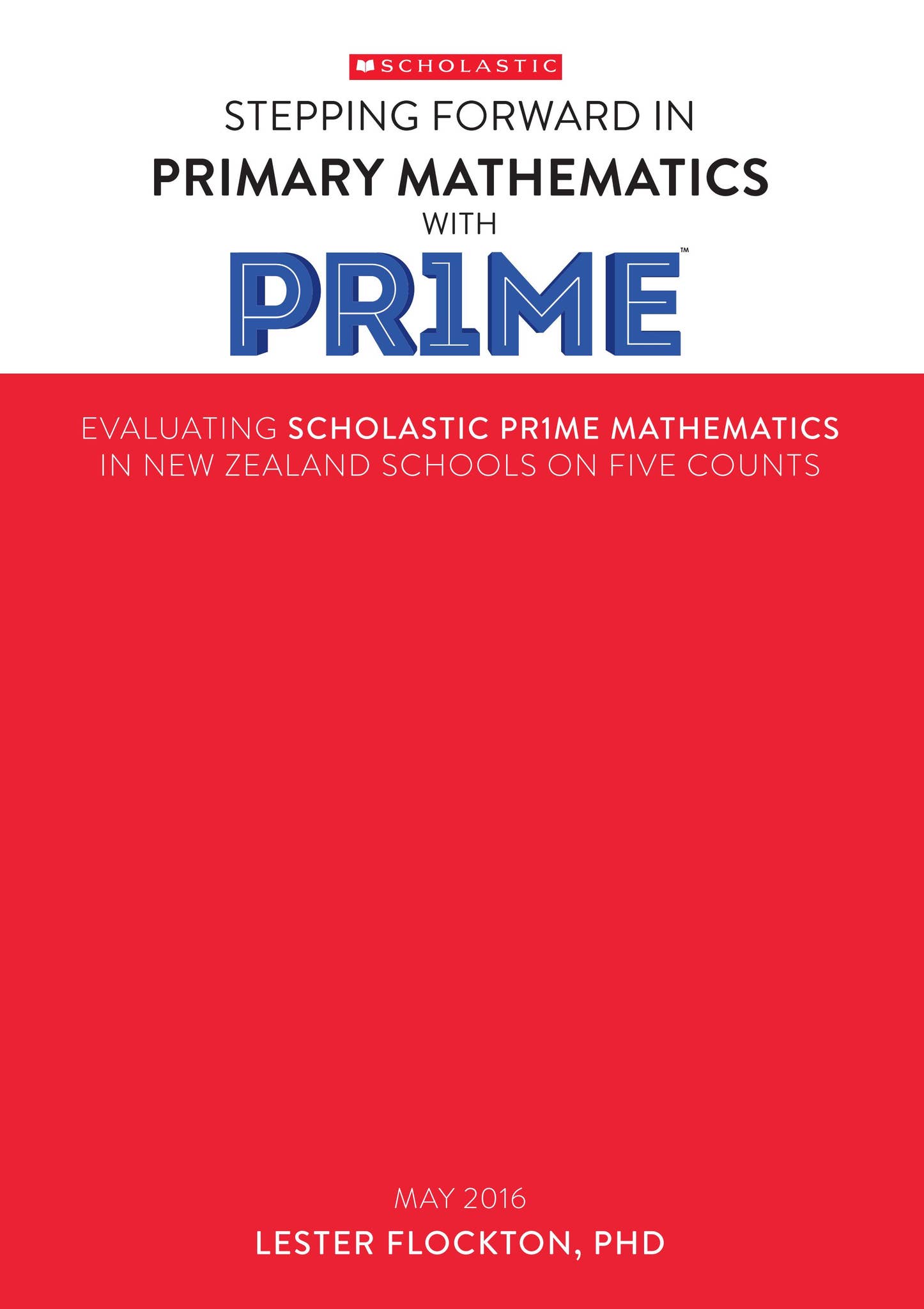 Lester Flockton – Evaluating PR1ME Mathematics in New Zealand on Five ...