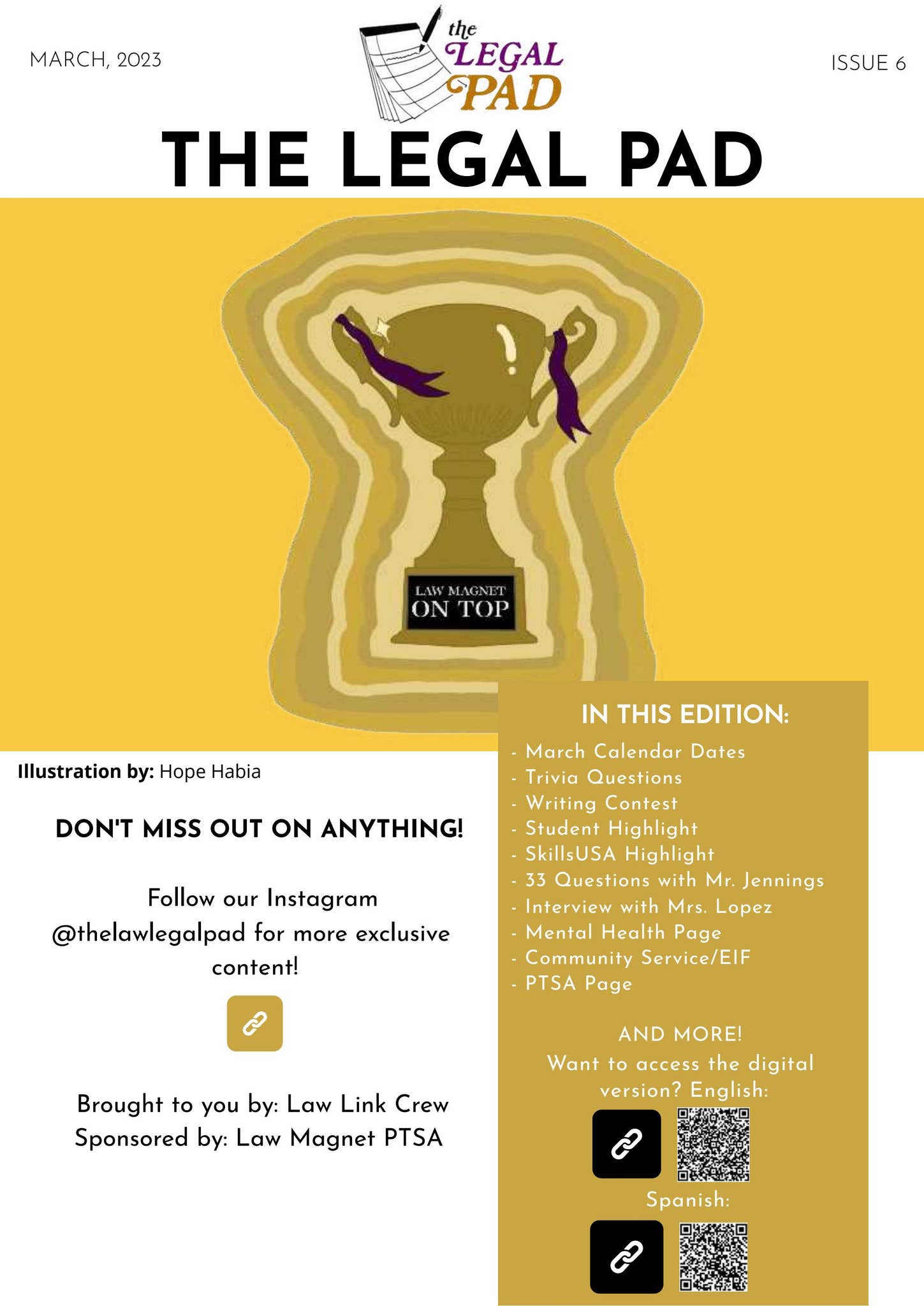 March Edition of the Legal Pad (2023) by The Law Legal Pad - Issuu