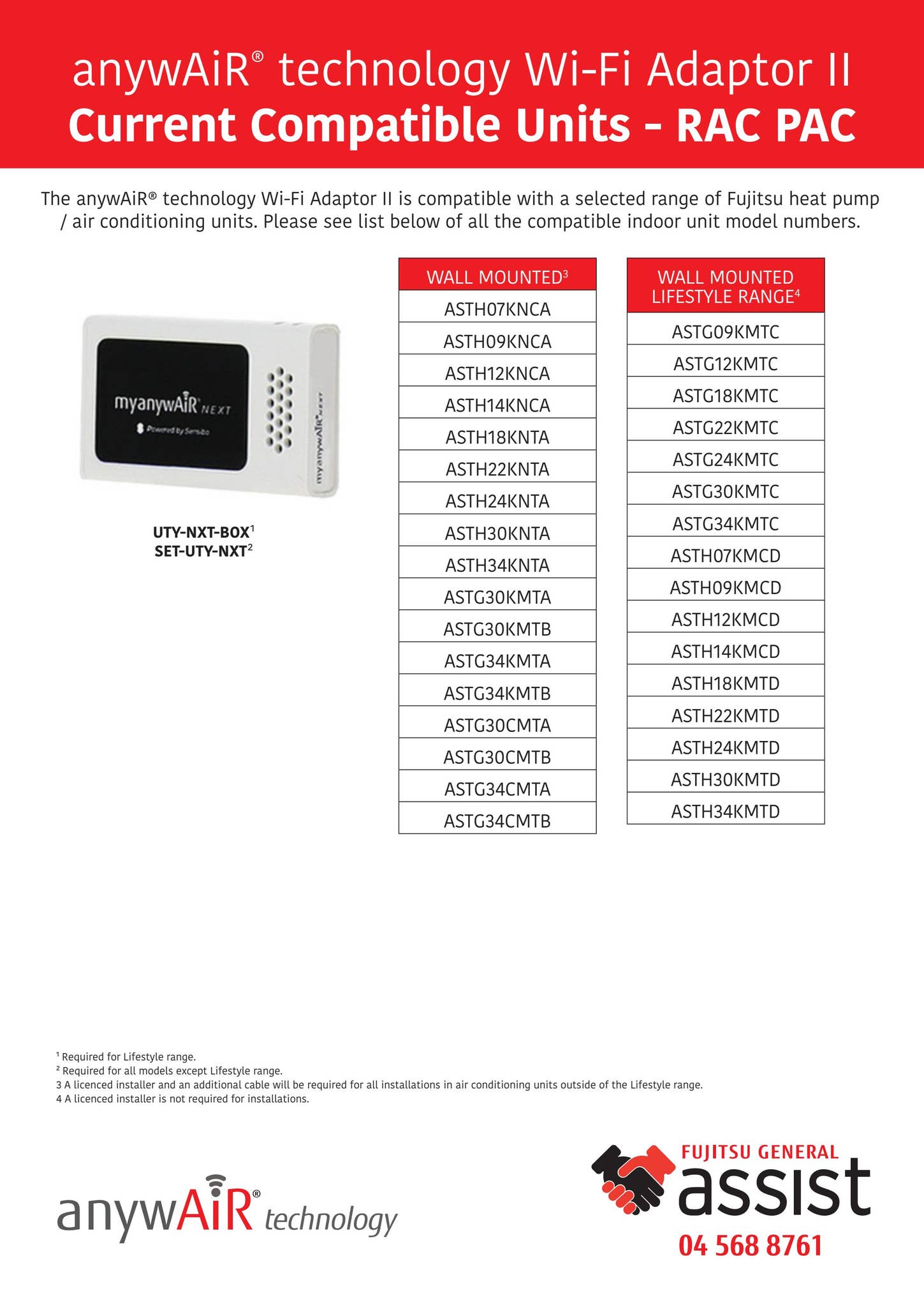 Compatible Units anywAiR Technology Wi-Fi Adaptor II NZ by Fujitsu ...