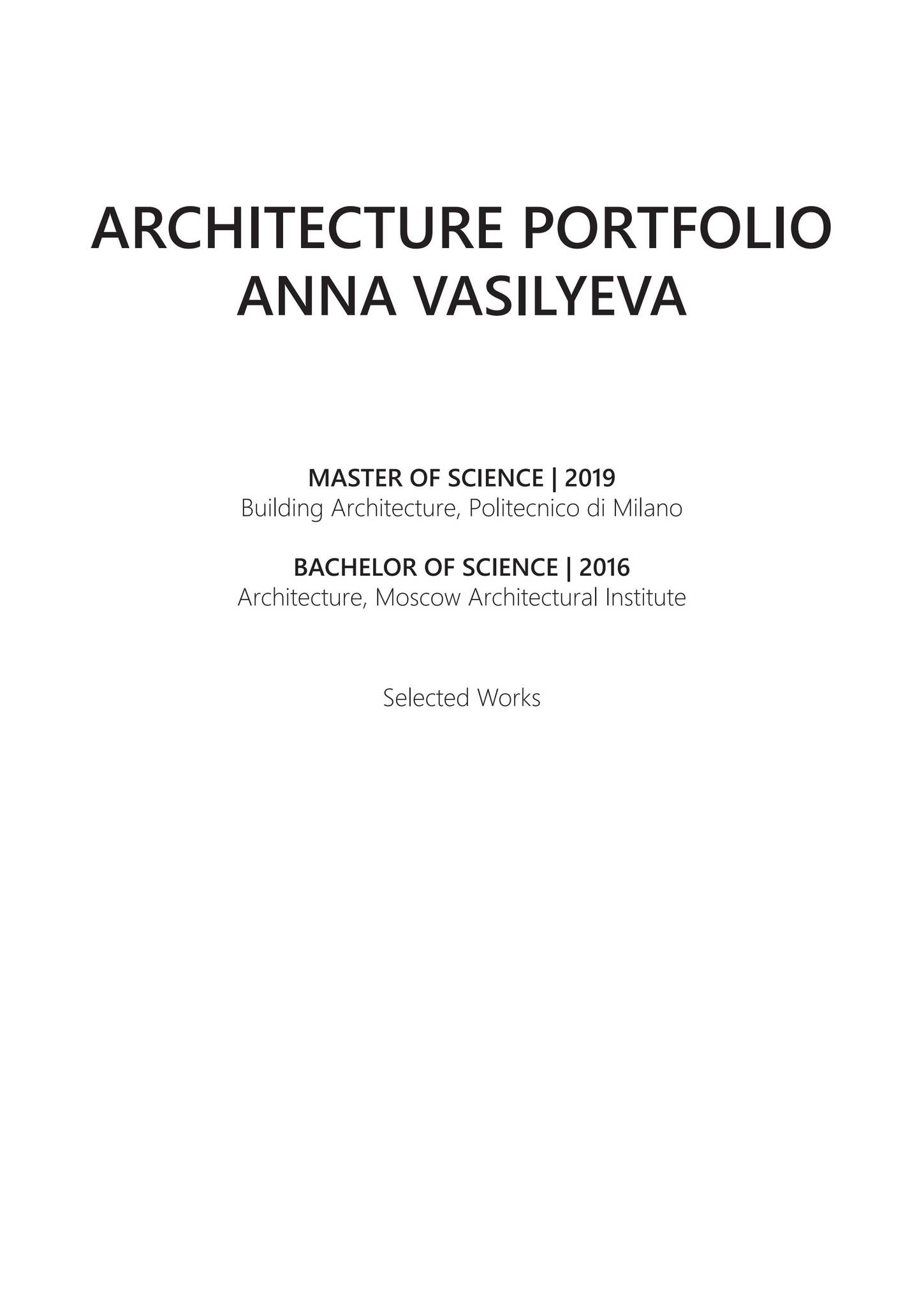Portfolio Anna Vasilyeva by anna.vasilyeva - Issuu