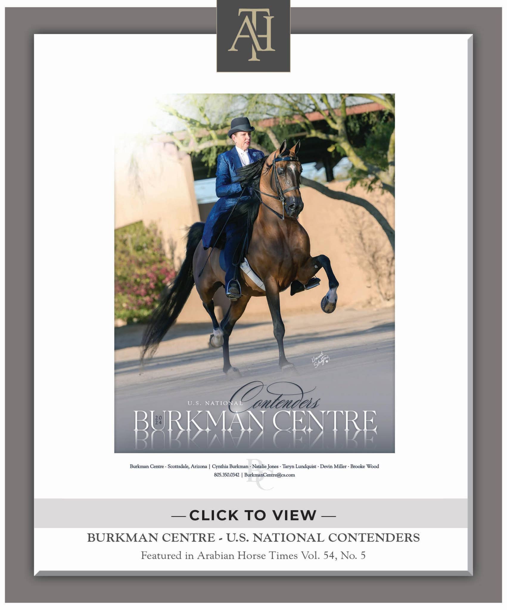 Burkman Centre Featured In AHT Vol. 54, No. 5 by Arabian Horse Times ...