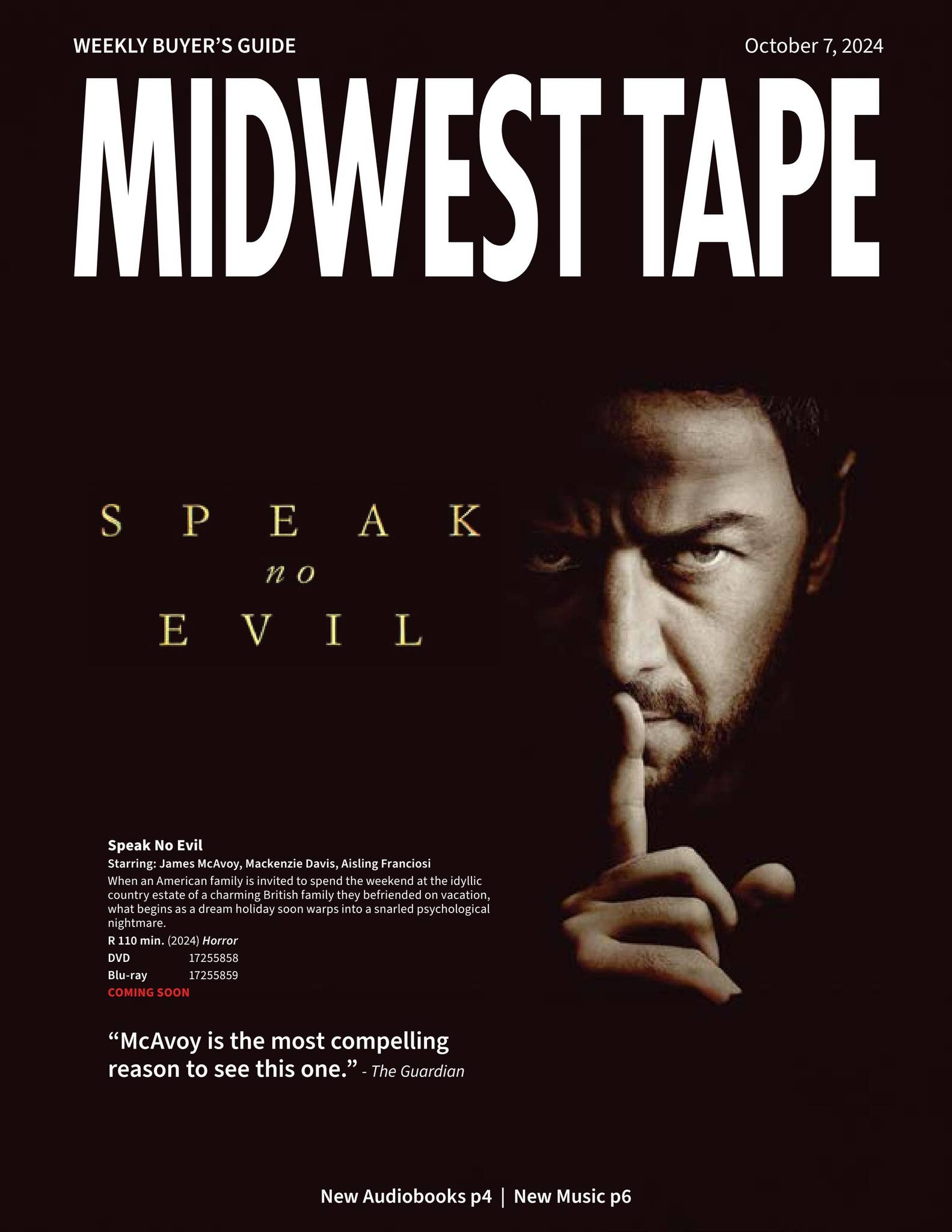 Midwest Tape Weekly October 7, 2024 by Midwest Tape - Issuu