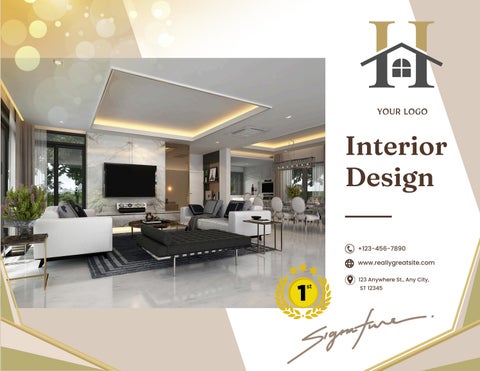 INTERIOR DESIGN BROCHURE by Unique Design - Issuu